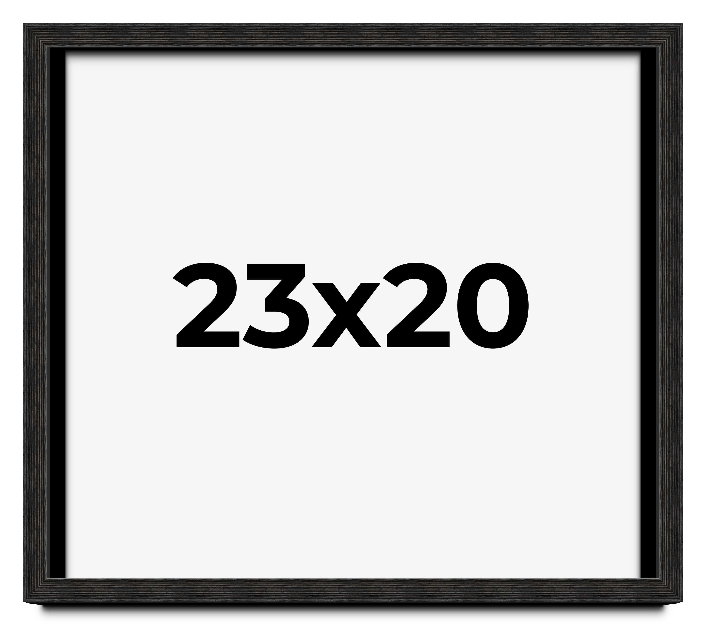 23x20 Shadow Box Black Rustic Barnwood Display Frame | 1.125 Inch Deep ...