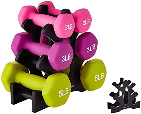 23x22.5x8.5cm Weight Rack 3 Tier Dumbbell Rack(Dumbbells not Included ...