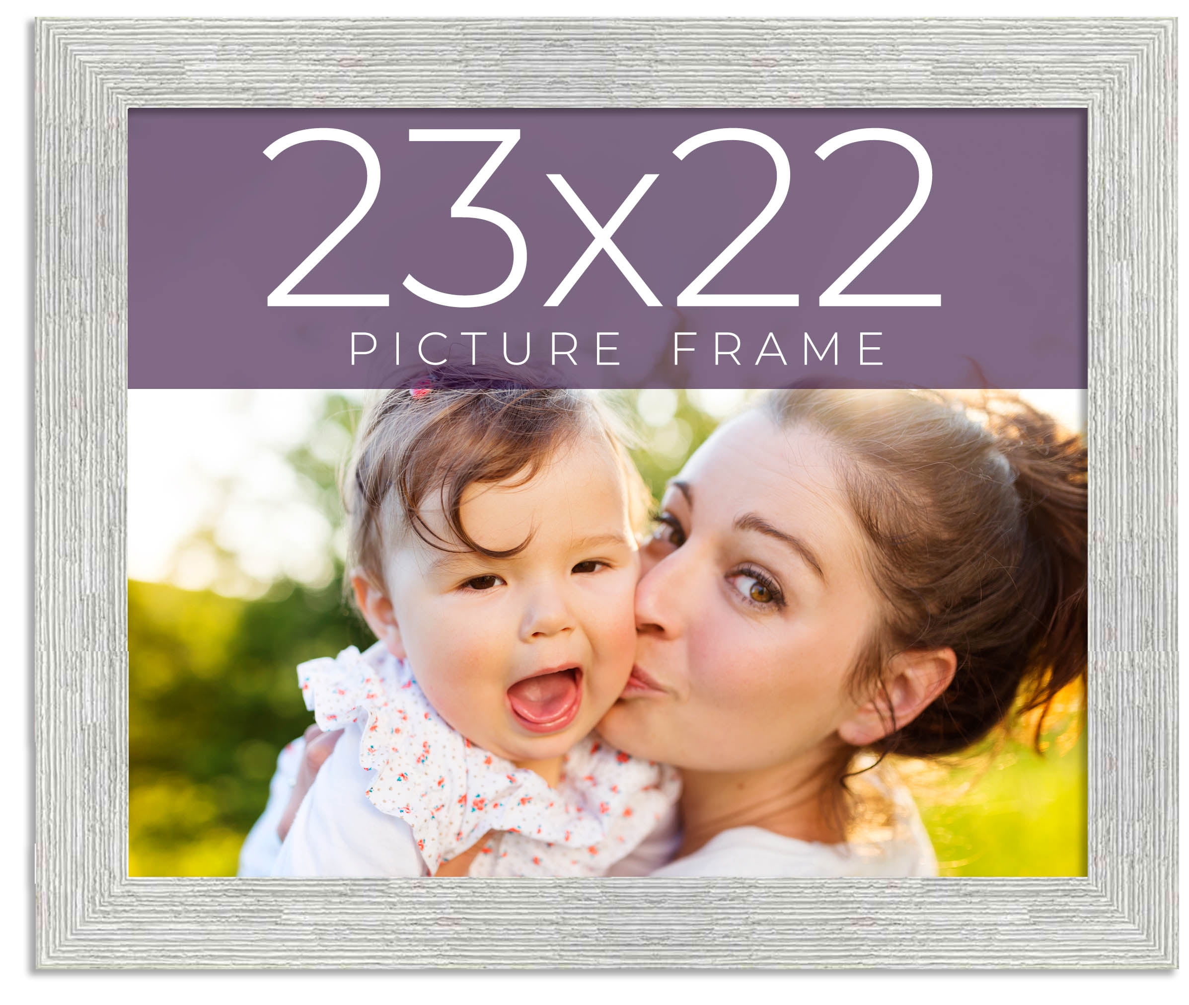 23x22 Frame White Real Wood Picture Frame Width 1.5 inches | Interior ...