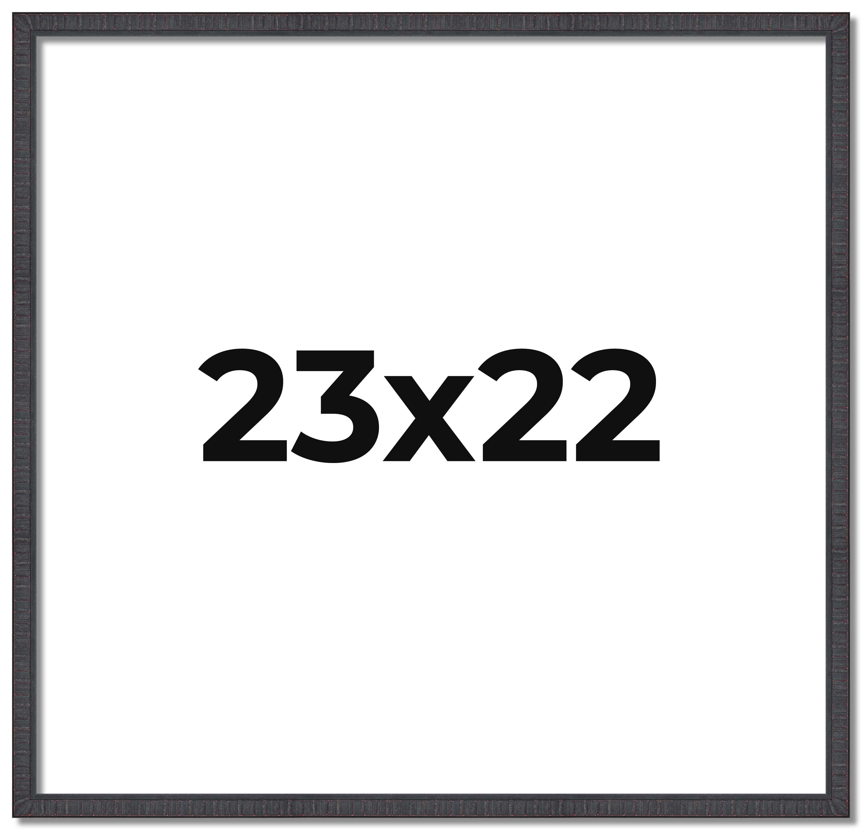 23x22 Rustic Brown Real Wood Picture Frame Width 0.75 inches | Interior ...