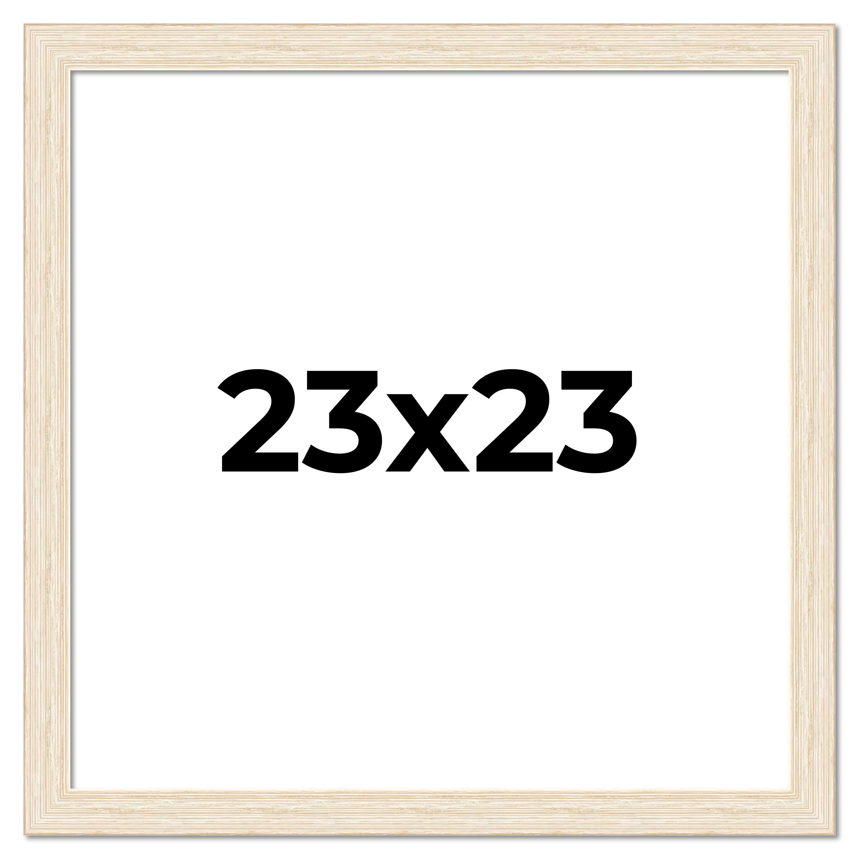 23x23 Frame White Real Wood Picture Frame Width 1.5 inches | Interior ...