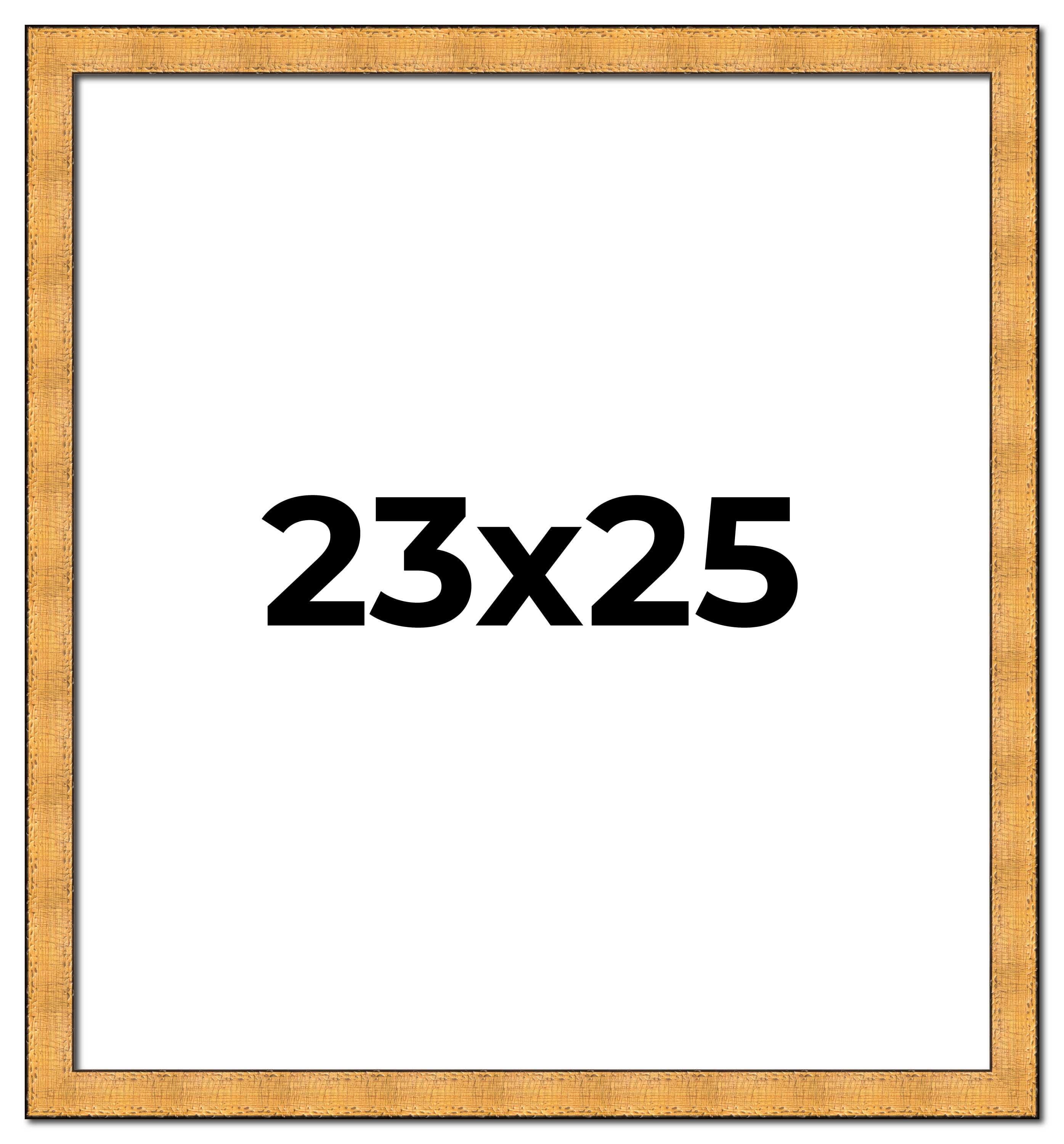 23x25 Frame Gold Rustic Solid Wood Picture Frame | 1.25 Inch Wide ...