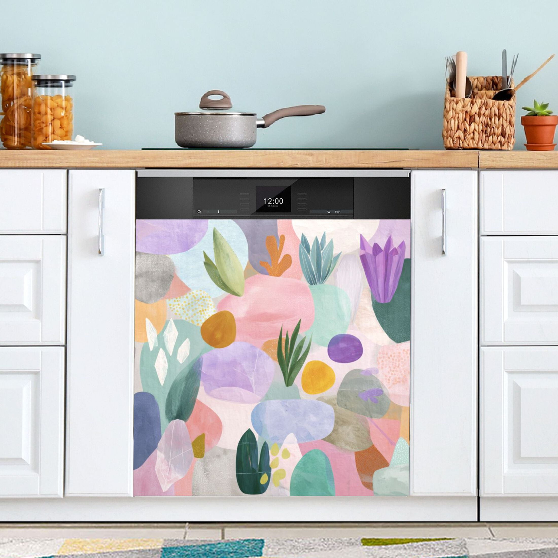 23x26 Inch Magnetic Appliance Cover Dishwasher Sticker Home Decorative ...