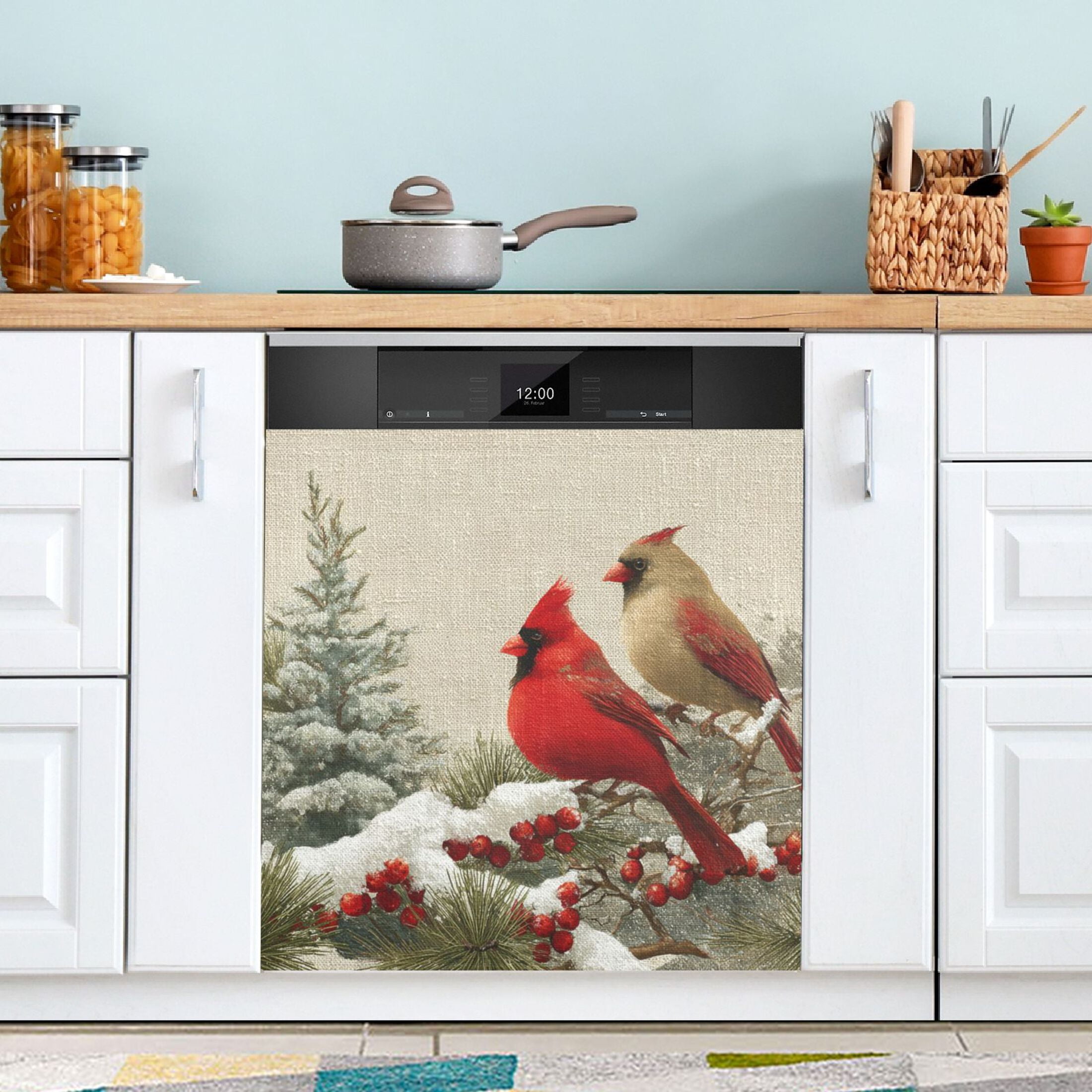 23x26 Inch Magnetic Appliance Cover Dishwasher Sticker Home Decorative ...