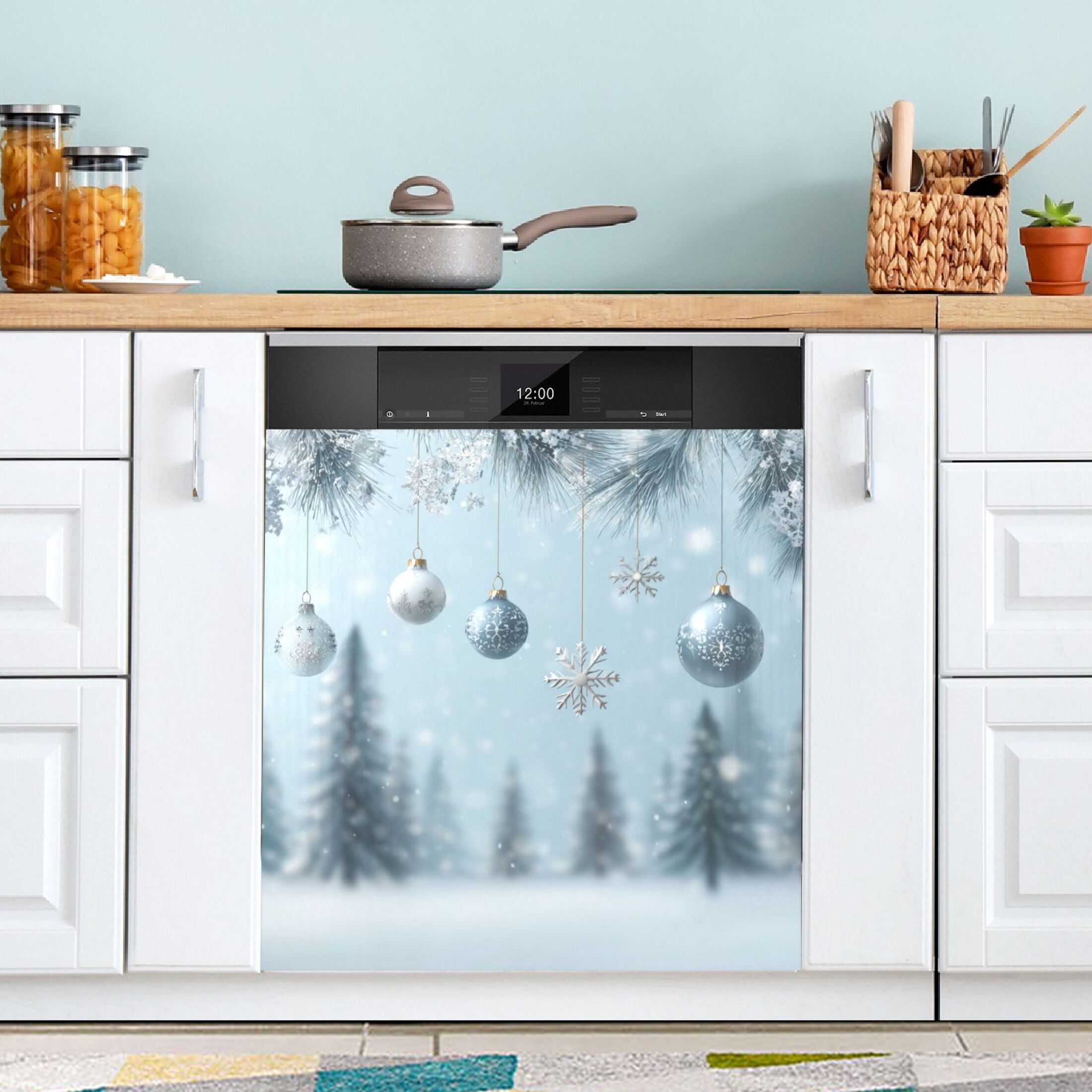 23x26 Inch Magnetic Appliance Cover Dishwasher Sticker Home Decorative ...