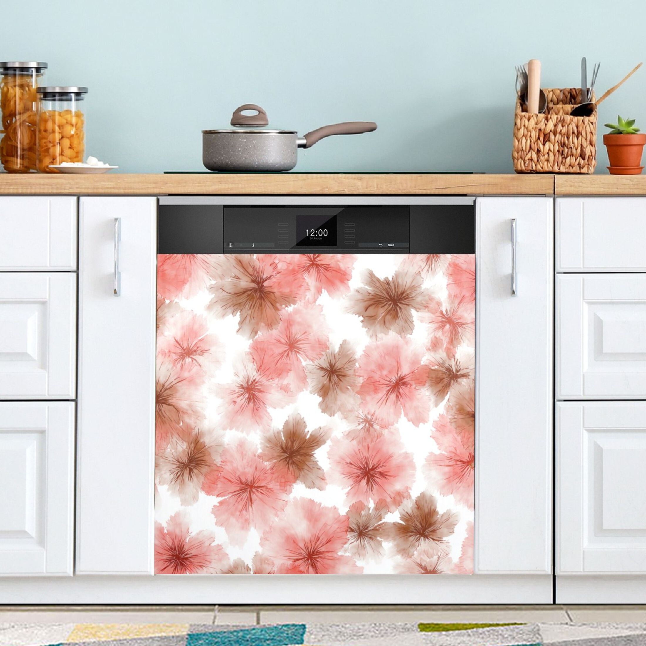 23x26 Inch Magnetic Appliance Cover Dishwasher Sticker Home Decorative ...