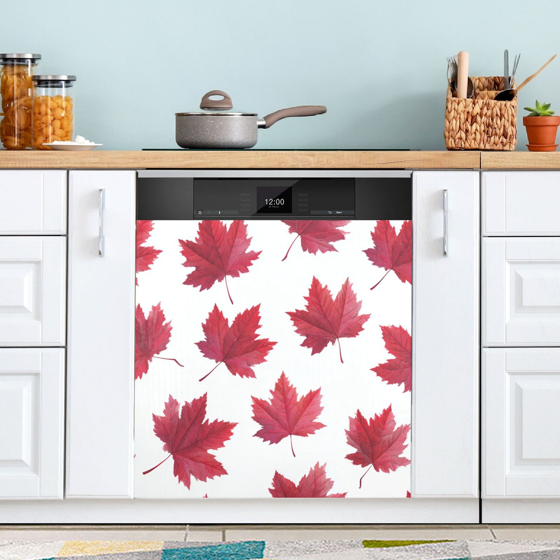 23x26 Inch Magnetic Appliance Cover Dishwasher Sticker Home Decorative ...