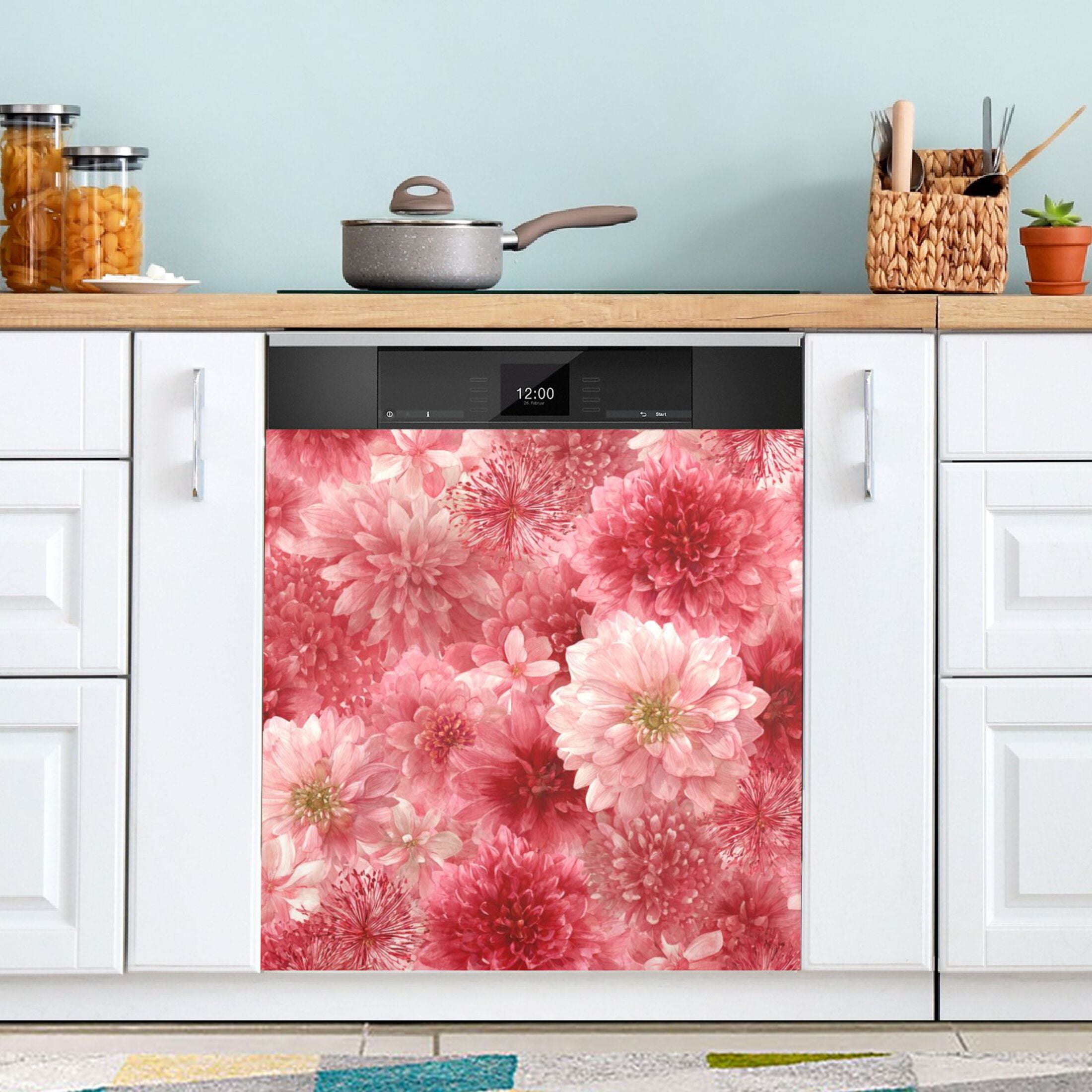 23x26 Inch Magnetic Appliance Cover Dishwasher Sticker Home Decorative ...