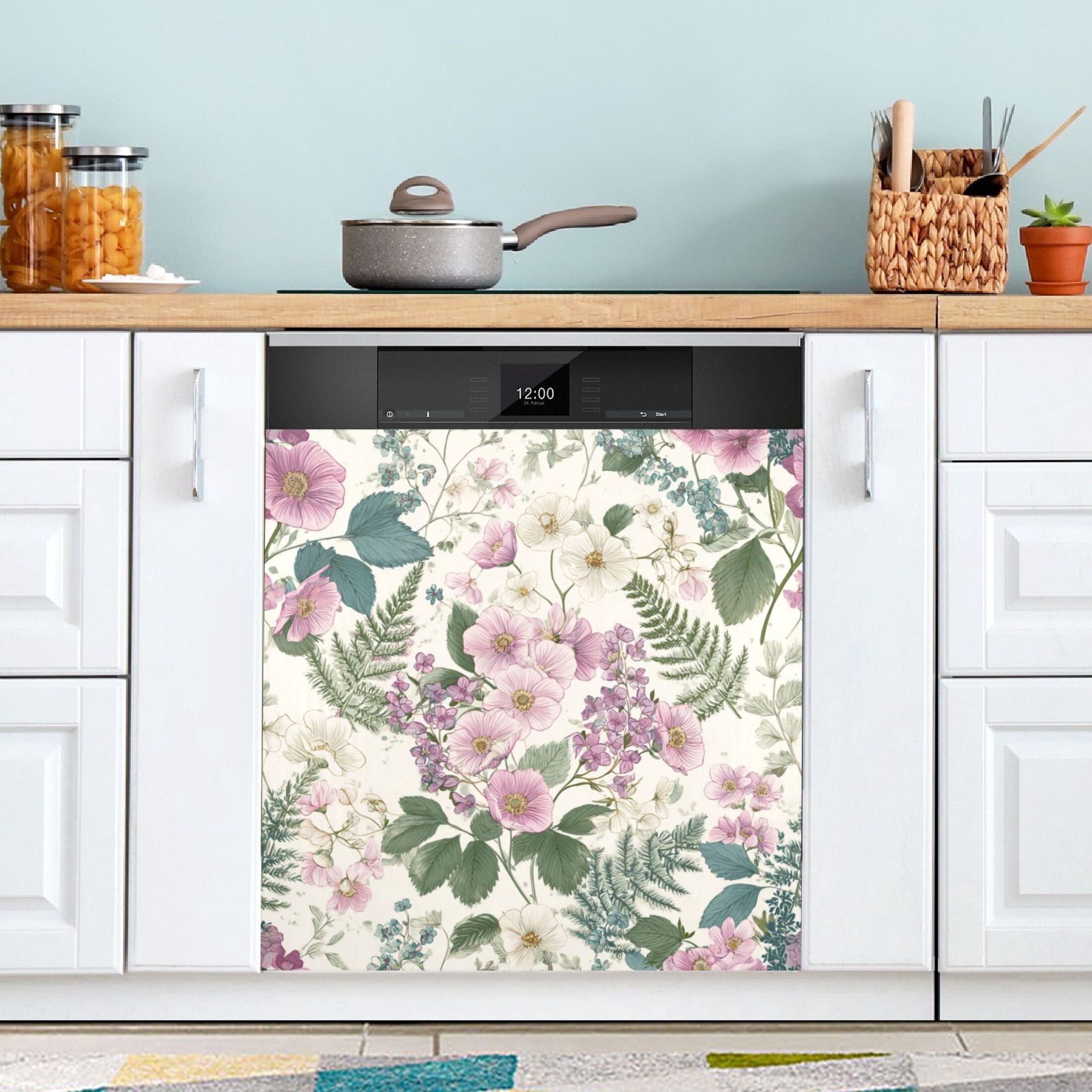 23x26 Inch Magnetic Appliance Cover Dishwasher Sticker Home Decorative ...