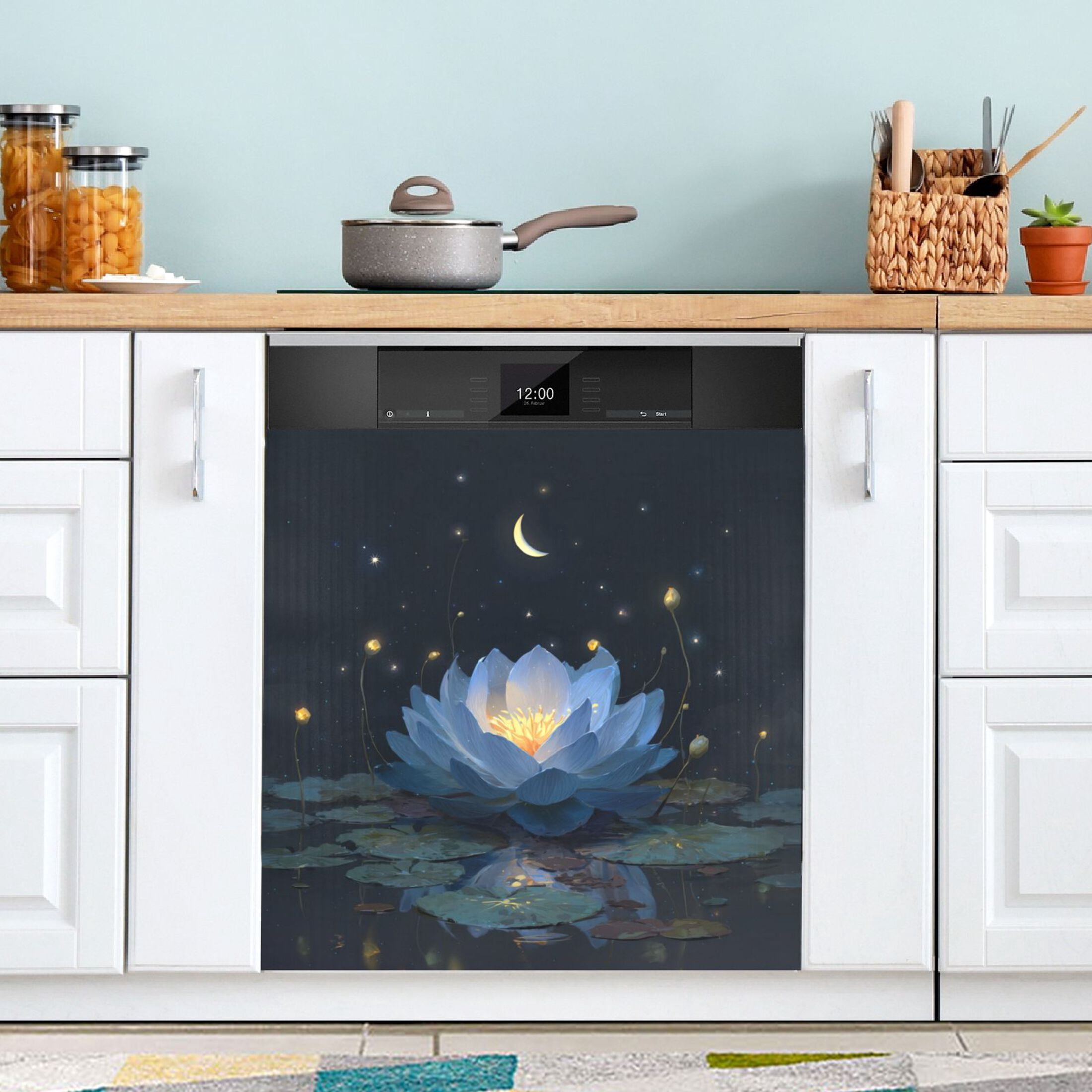 23x26 Inch Magnetic Appliance Cover Dishwasher Sticker Home Decorative ...