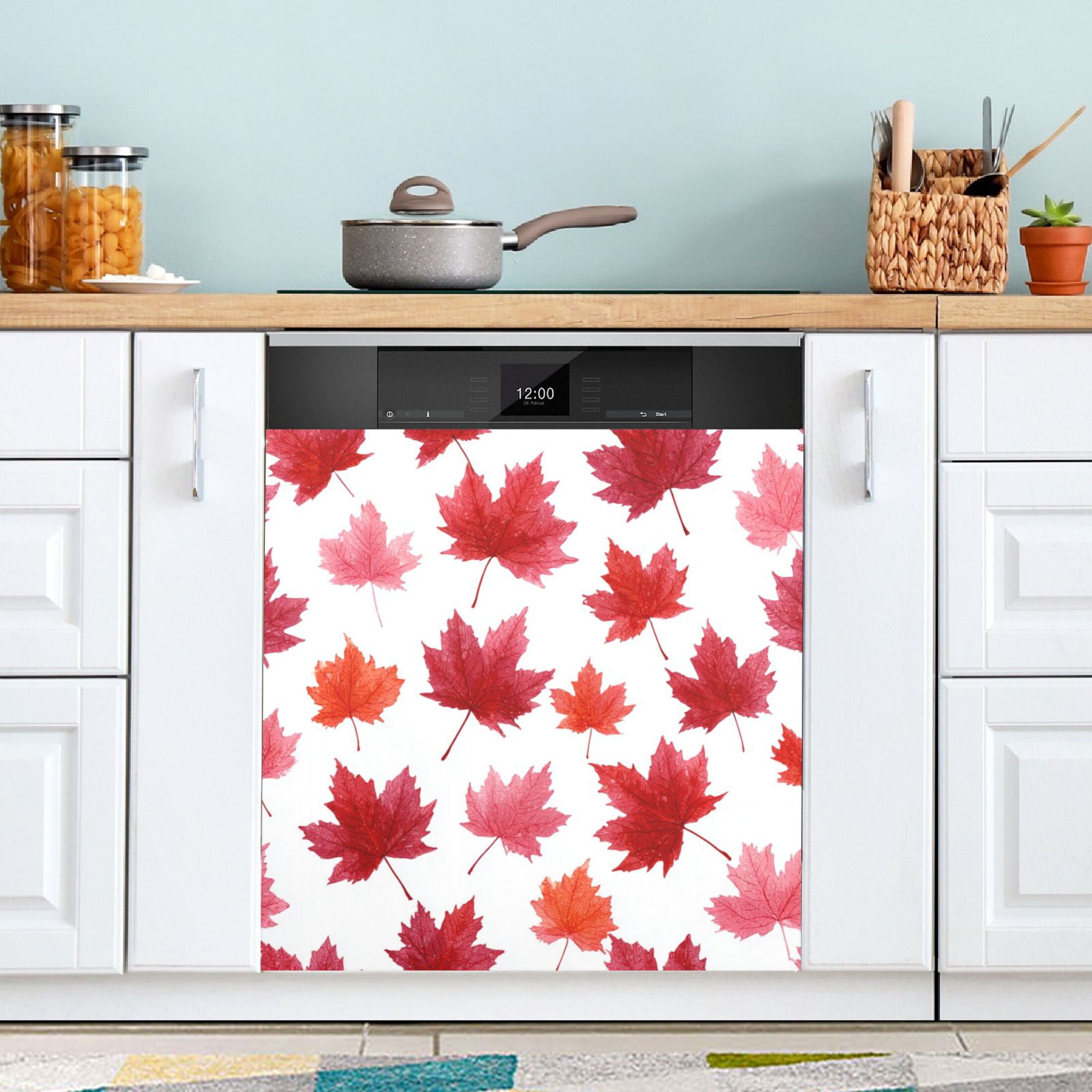 23x26 Inch Magnetic Appliance Cover Dishwasher Sticker Home Decorative ...