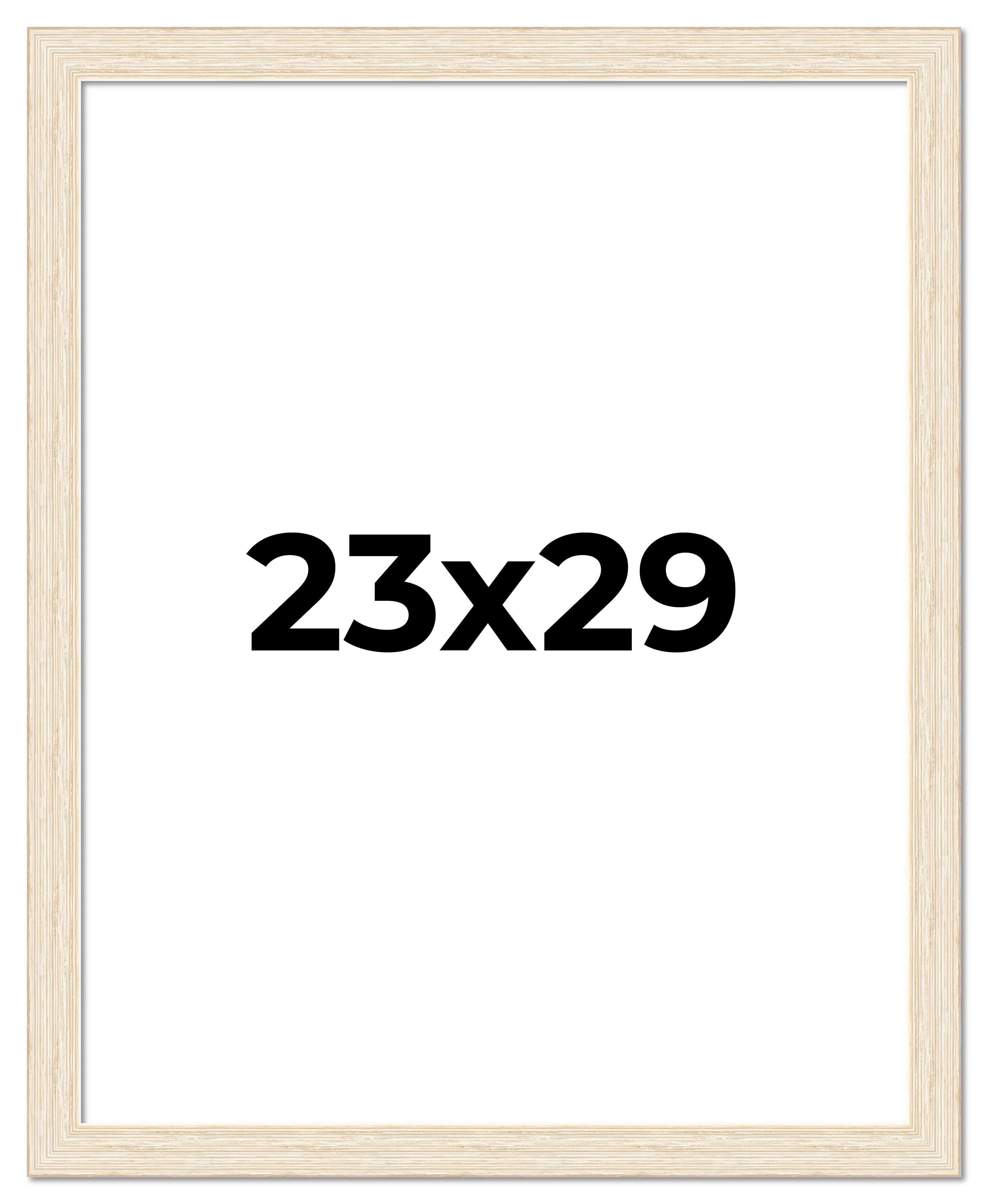 23x29 Frame White Real Wood Picture Frame Width 1.5 inches | Interior ...