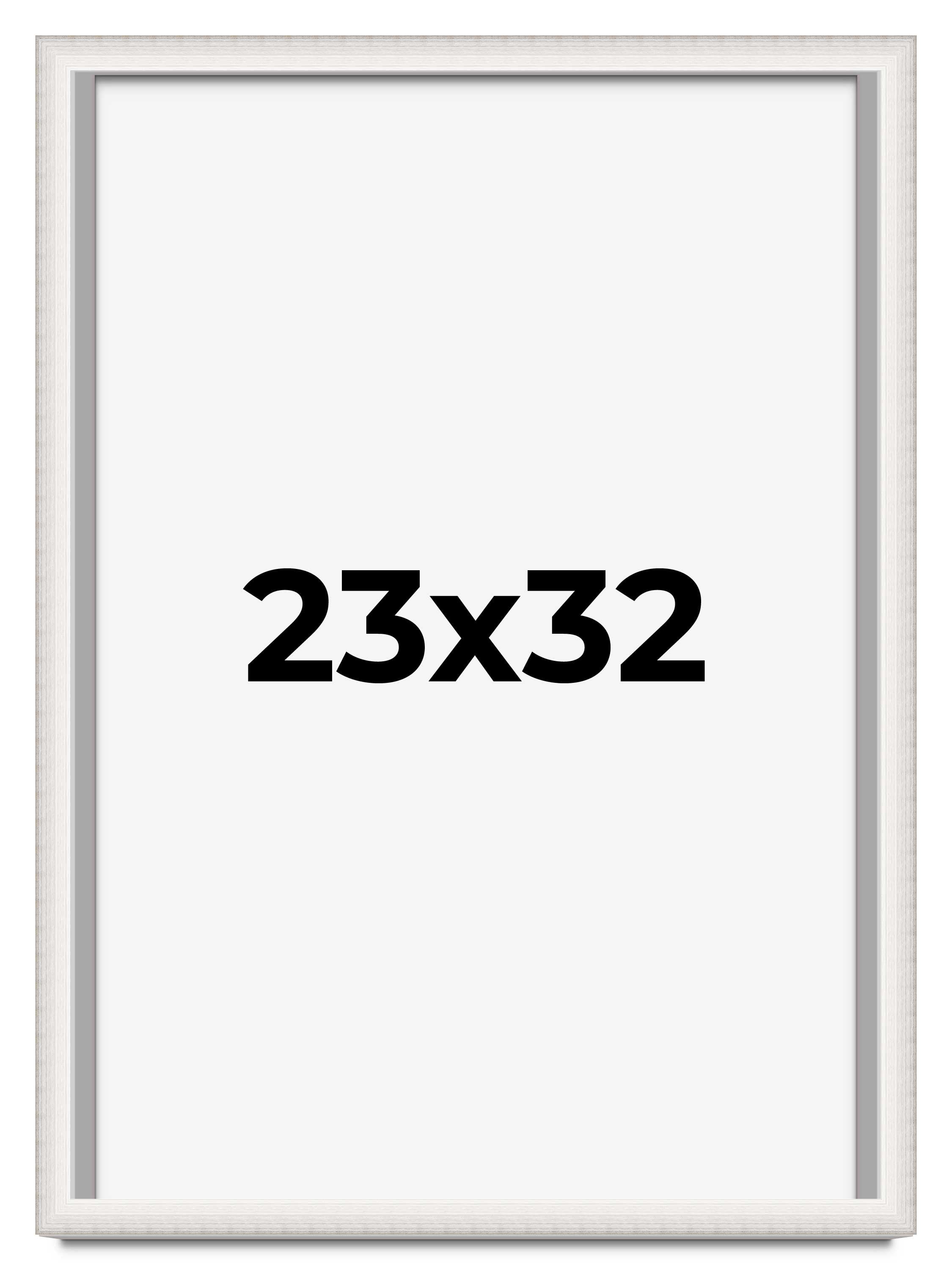 23x32 Silver Shadowbox Frame - Interior Size 23x32x1.5 Inches - Made to ...