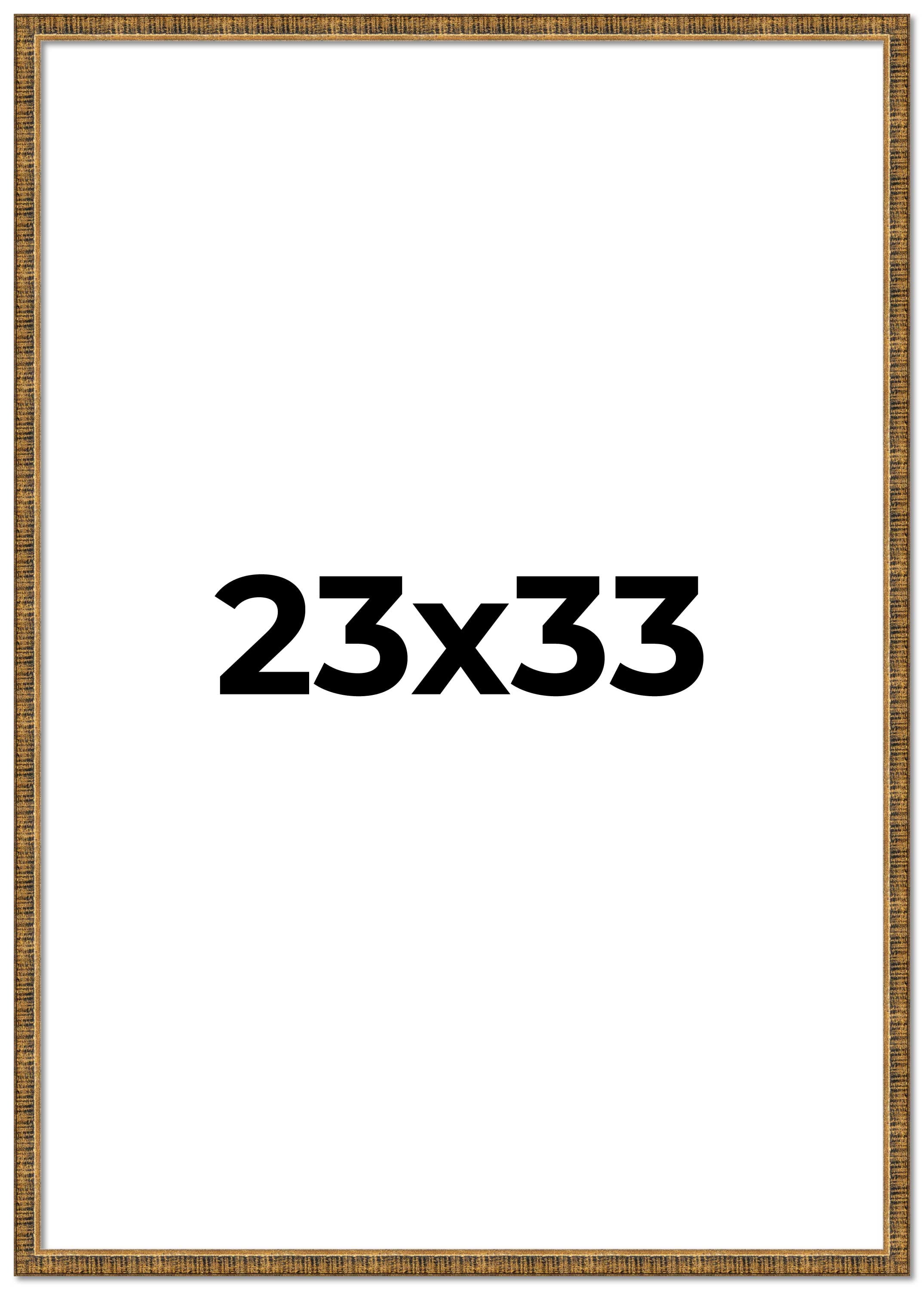 23x33 Frame Gold Picture Frame - Complete Modern Photo Frame Includes ...