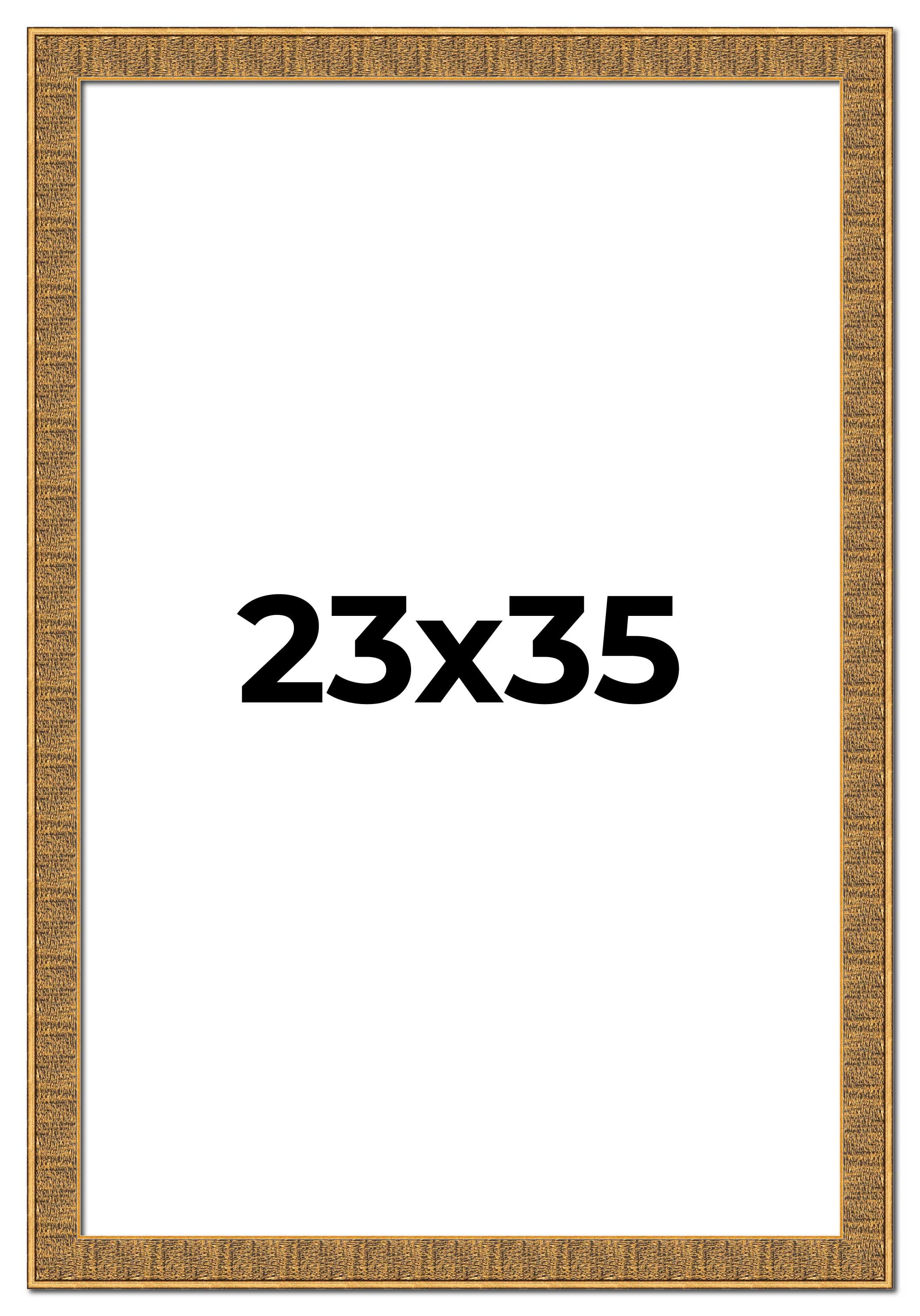 23x35 Frame Black and Gold Distressed Solid Wood Sonoma Picture Frame ...
