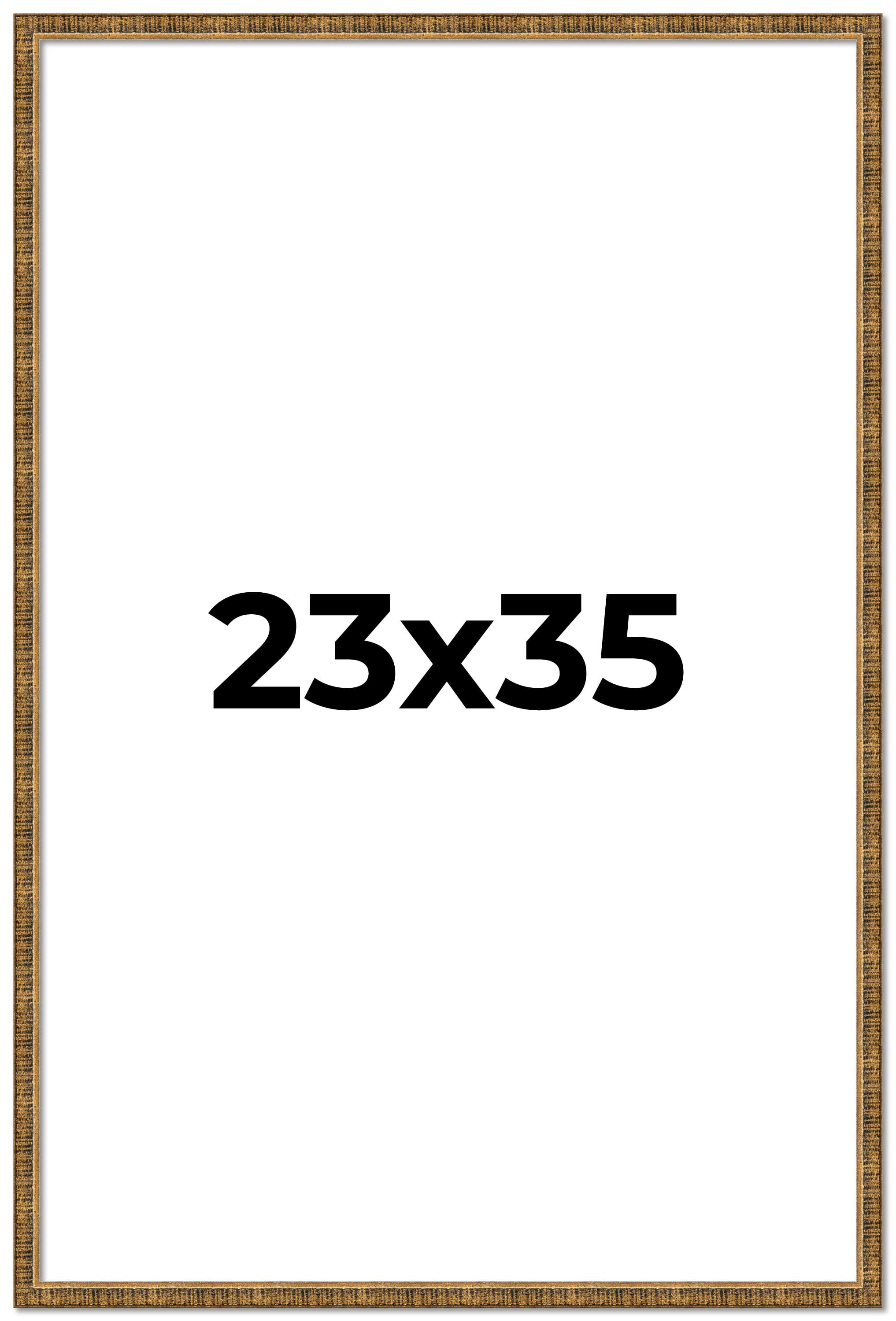 23x35 Frame Gold Picture Frame - Complete Modern Photo Frame Includes ...