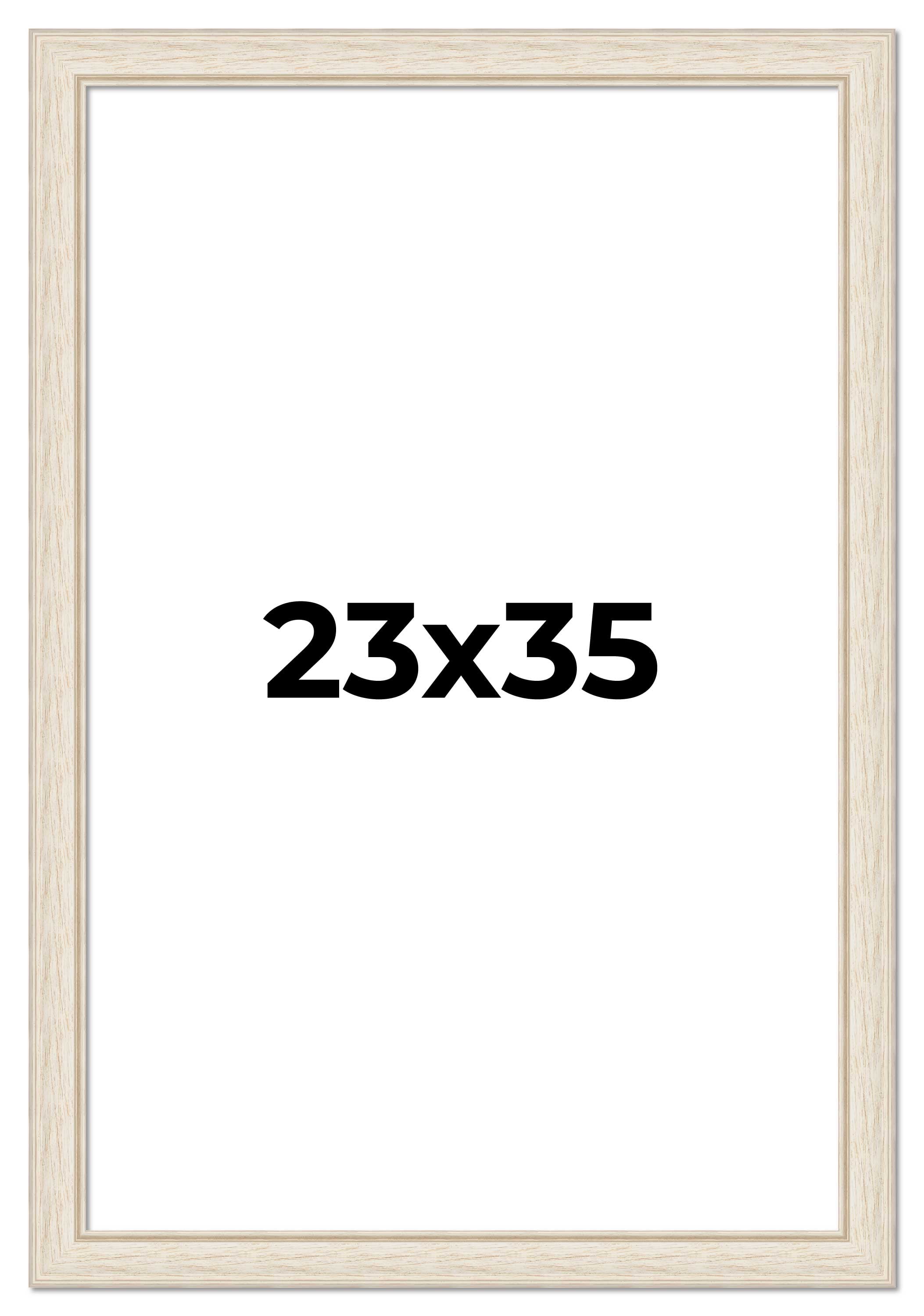 23x35 Frame White Real Wood Picture Frame Width 1.75 inches | Interior ...