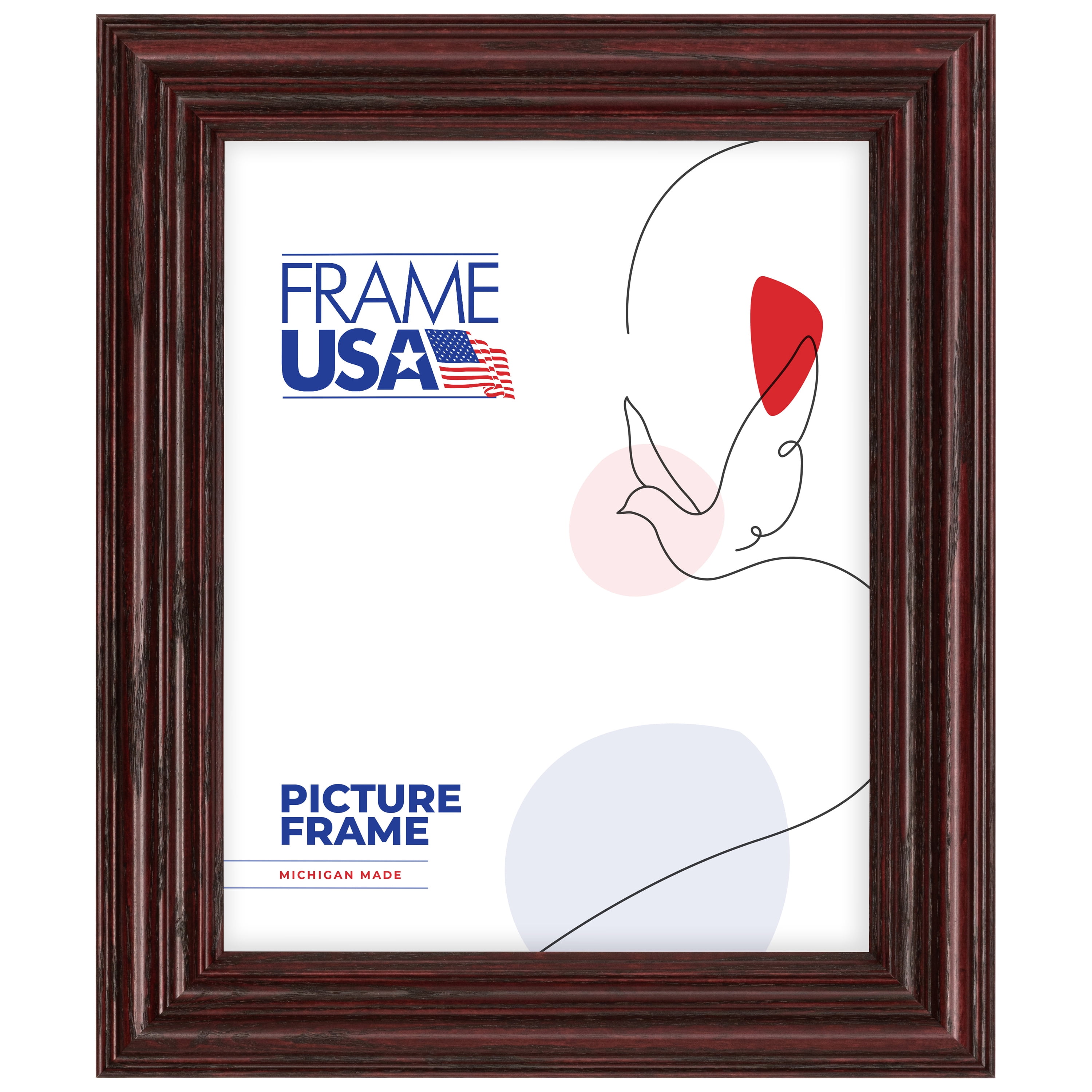 23x35 Picture Frame – Red Grande Style 63564-000, 1.5 Inch Wood ...