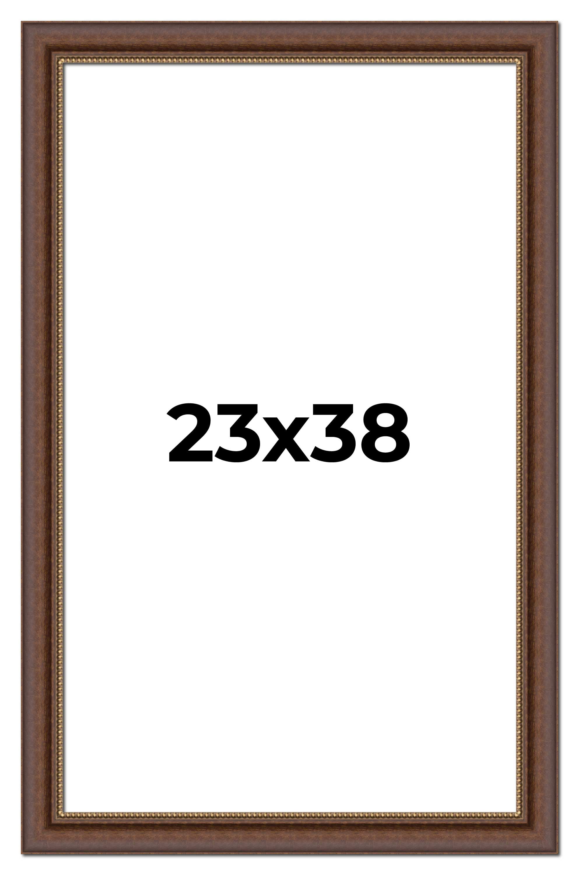 23x38 Copper and Brown Real Wood Picture Frame Width 2 inches ...