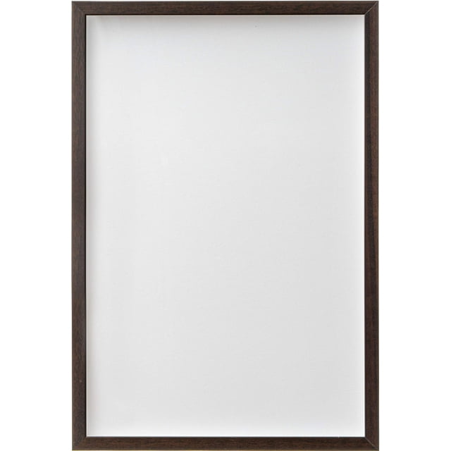 23x38 Shadow Box Brown Walnut Finish Solid Wood Display Frame | 0.875 ...