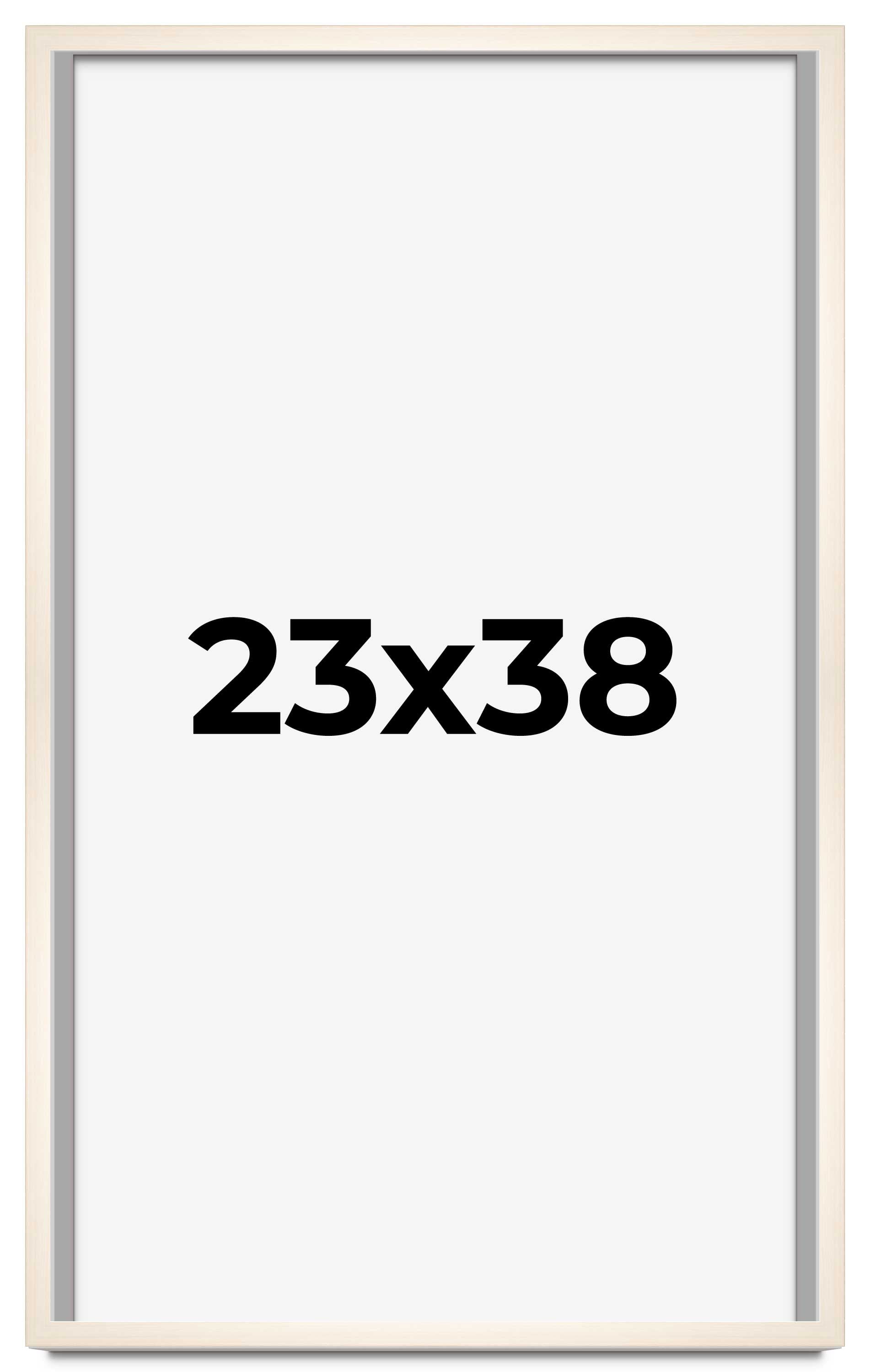 23x38 Shadow Box Cream of Wheat White Washed Display Frame | 0.875 ...
