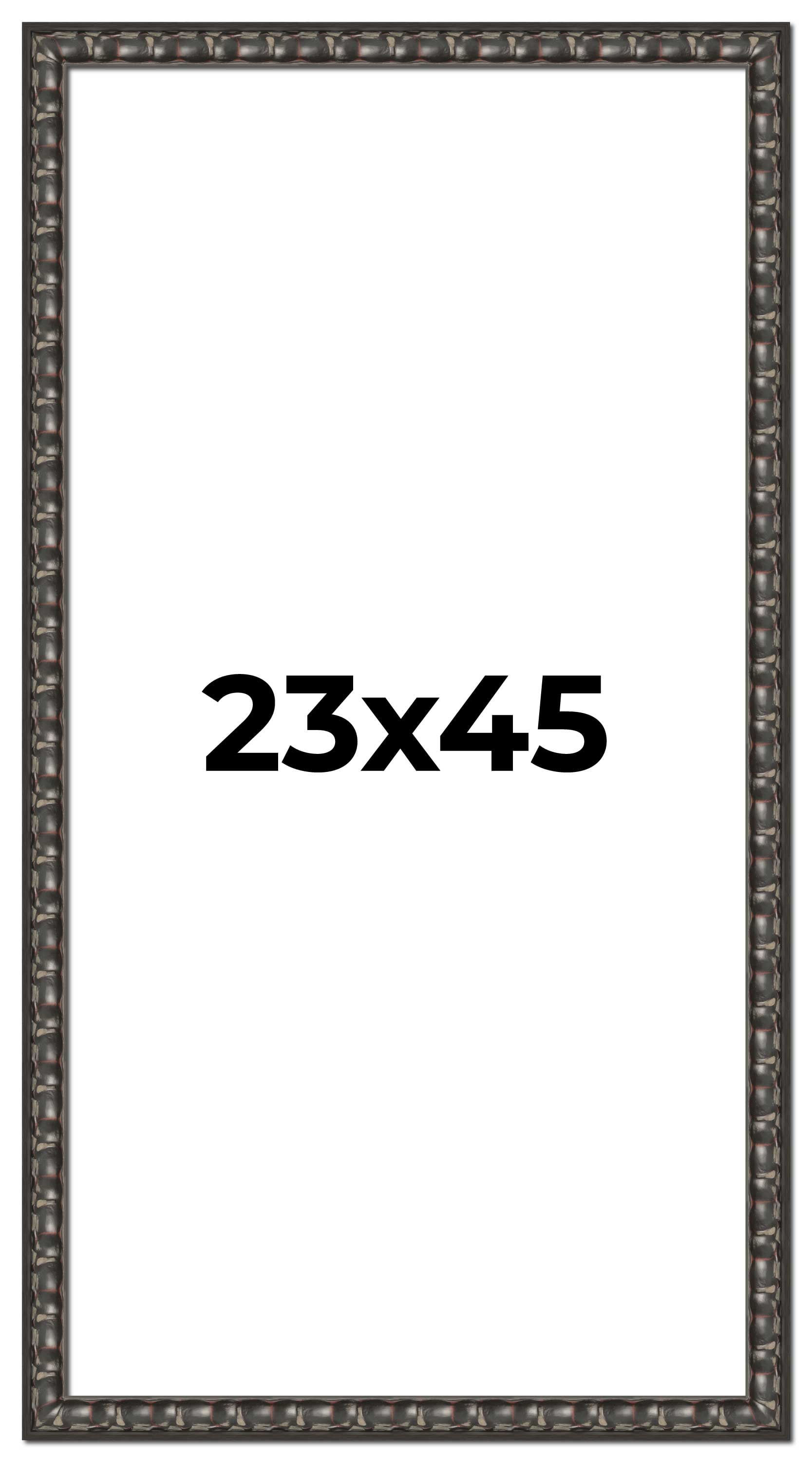 23x45 Frame Black-Brown Medieval Solid Wood Picture Frame | 1.5 Inch ...