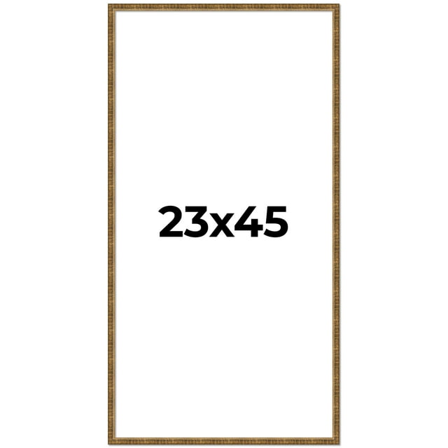 23x45 Frame Gold Picture Frame - Complete Modern Photo Frame Includes ...