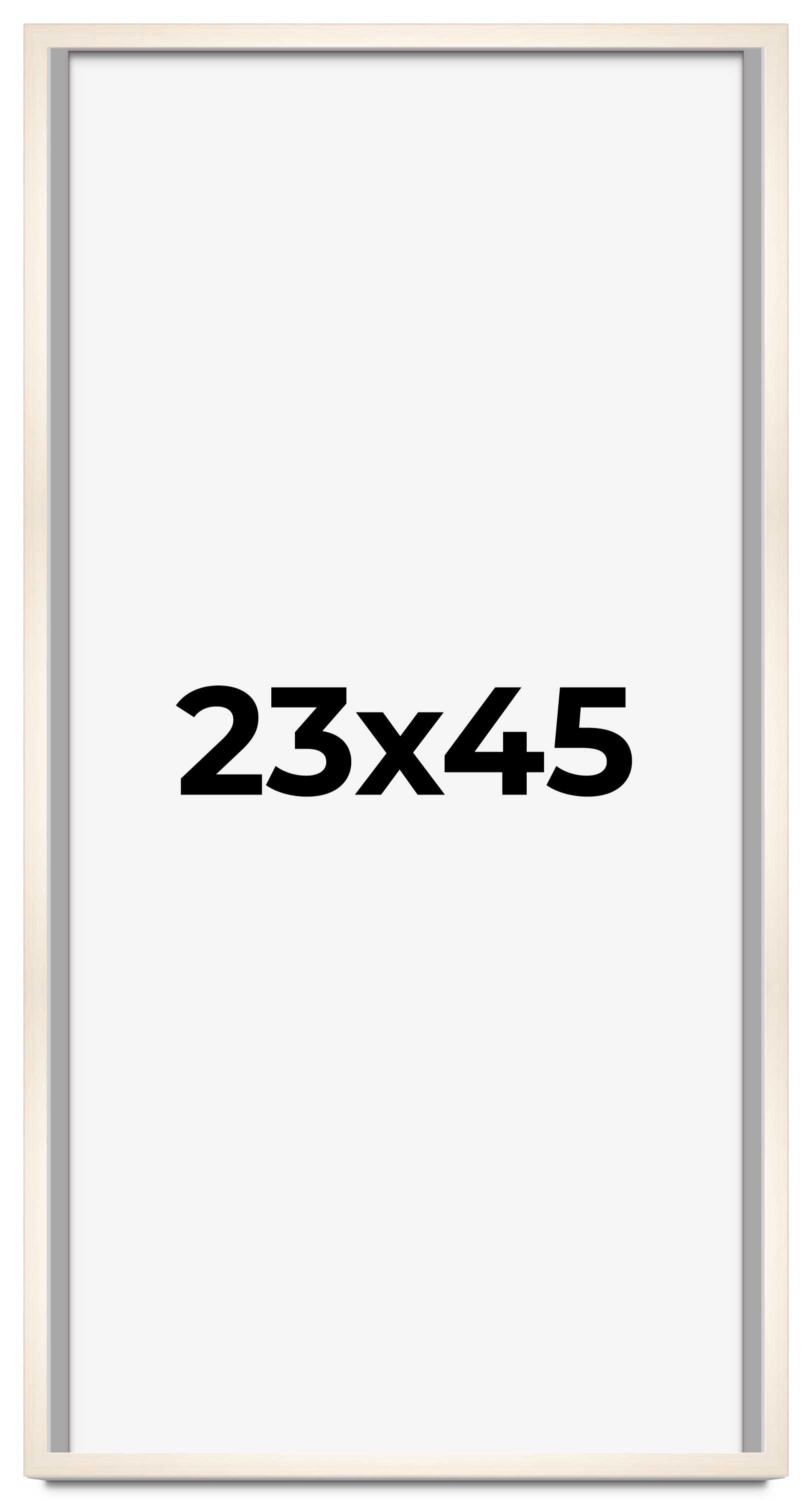 23x45 Frame White Wheat Solid Wood Picture Frame | Moulding Width 0.75 ...