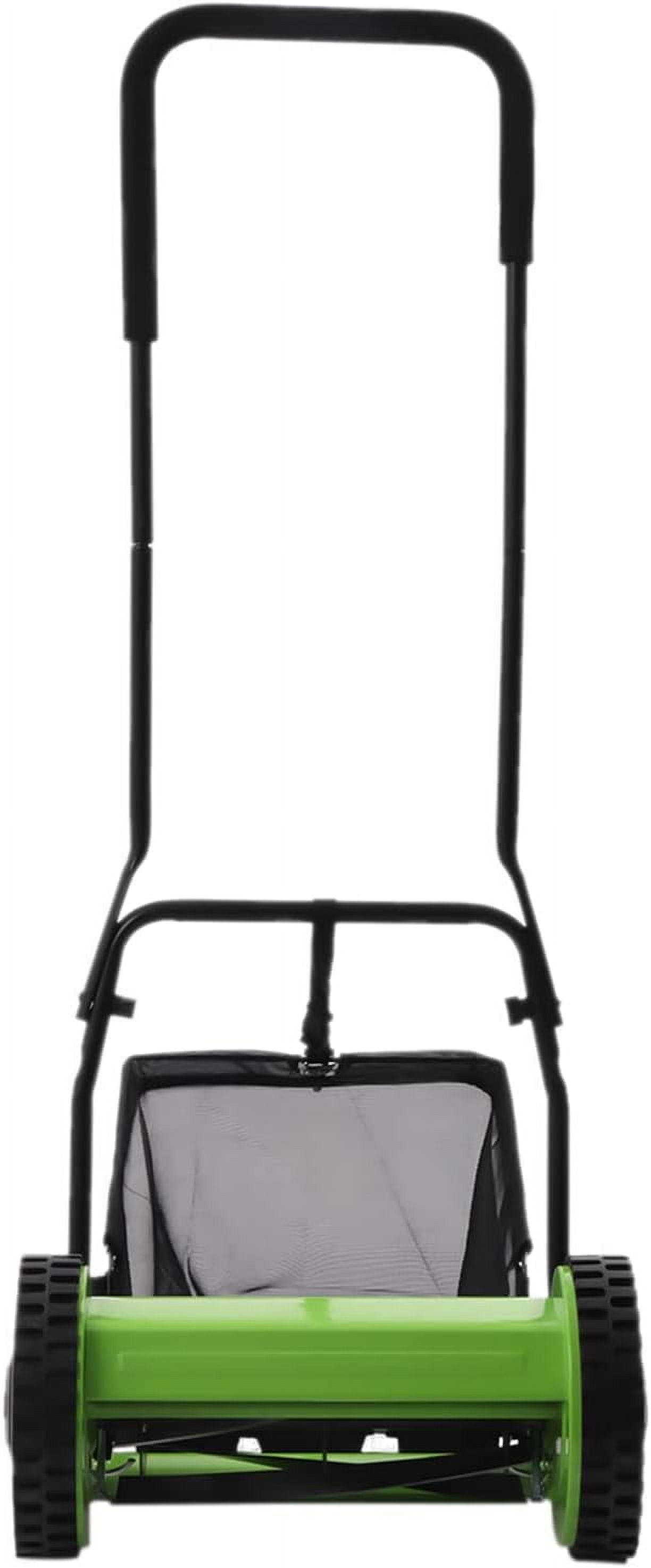 24.01 x 17.32 x 42.91 Inch Manual Lawn Mower, 6 Gallons Adjustable Push ...