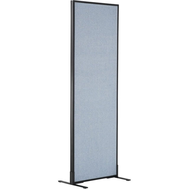 24-1/4"W x 96"H Freestanding Office Partition Panel, Blue - Walmart.com