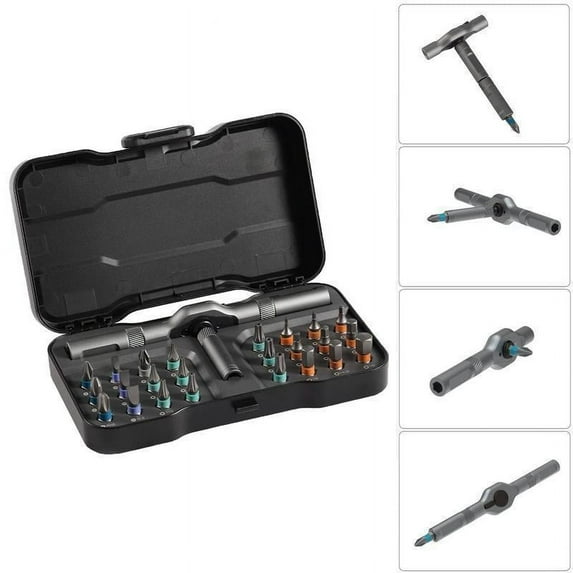 24 in 1 DlY Screwdriver Set,1 Set Switchable Screwdriver Shape Magnetic ...