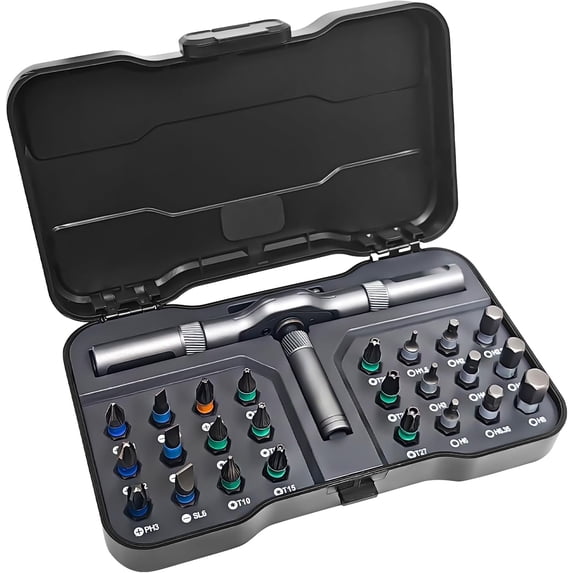 24 in 1 Magnetic Ratchet Screwdriver Set DIY Magnetic Screwdriver Set ...