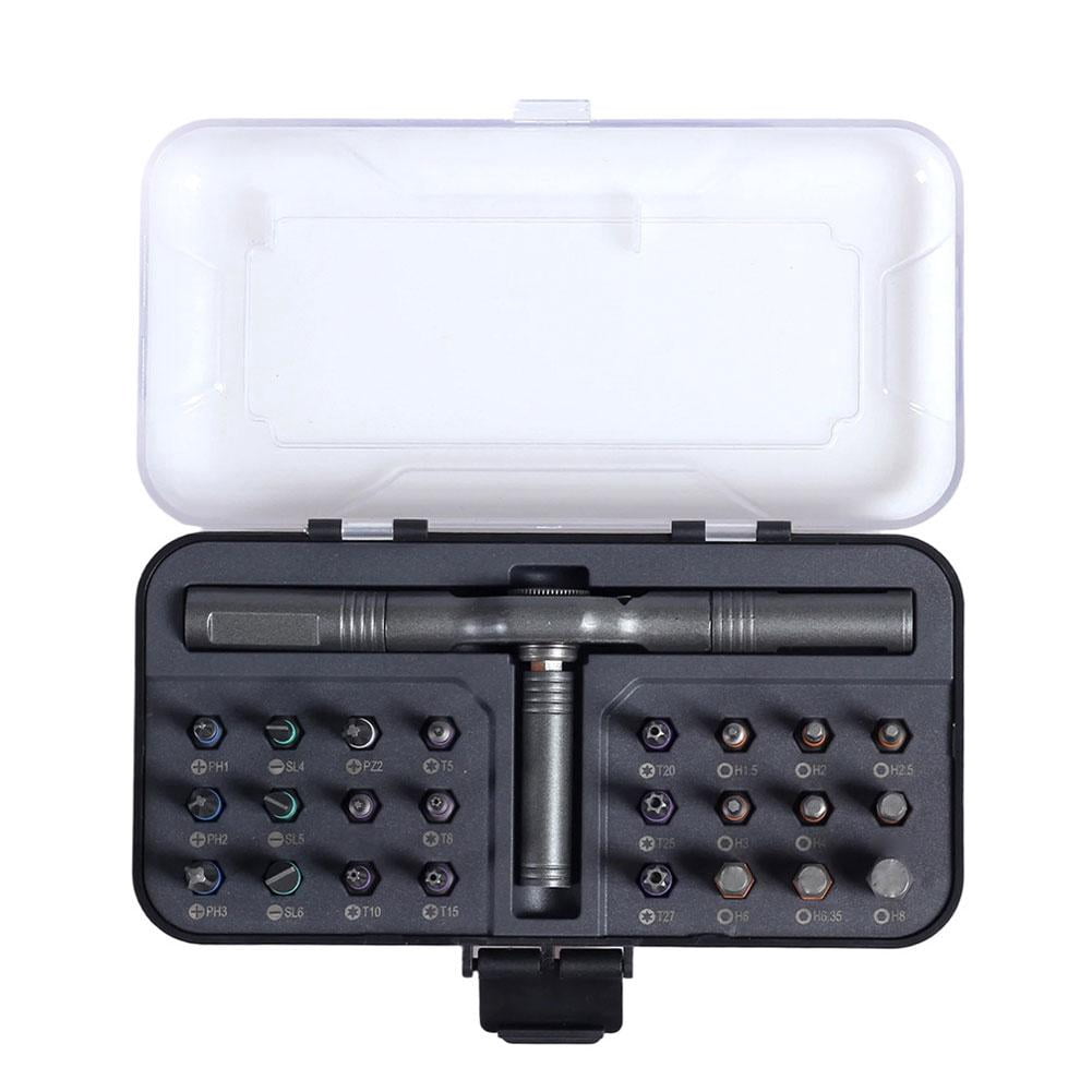 24 in 1 Magnetic Screwdriver Set, Ratchet Mini Screwdriver Set with ...