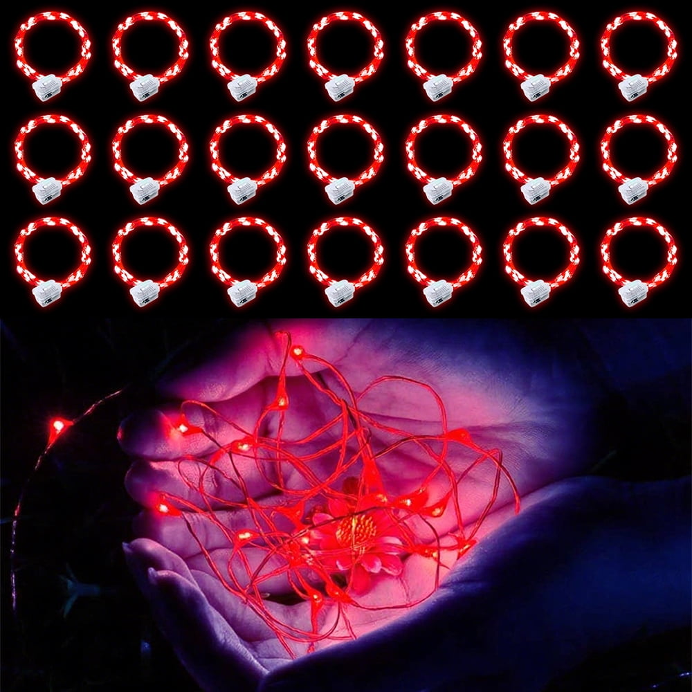 24/12/8PC Fairy Lights Battery Operated - 7ft 20 Led Twinkle Lights 3 ...