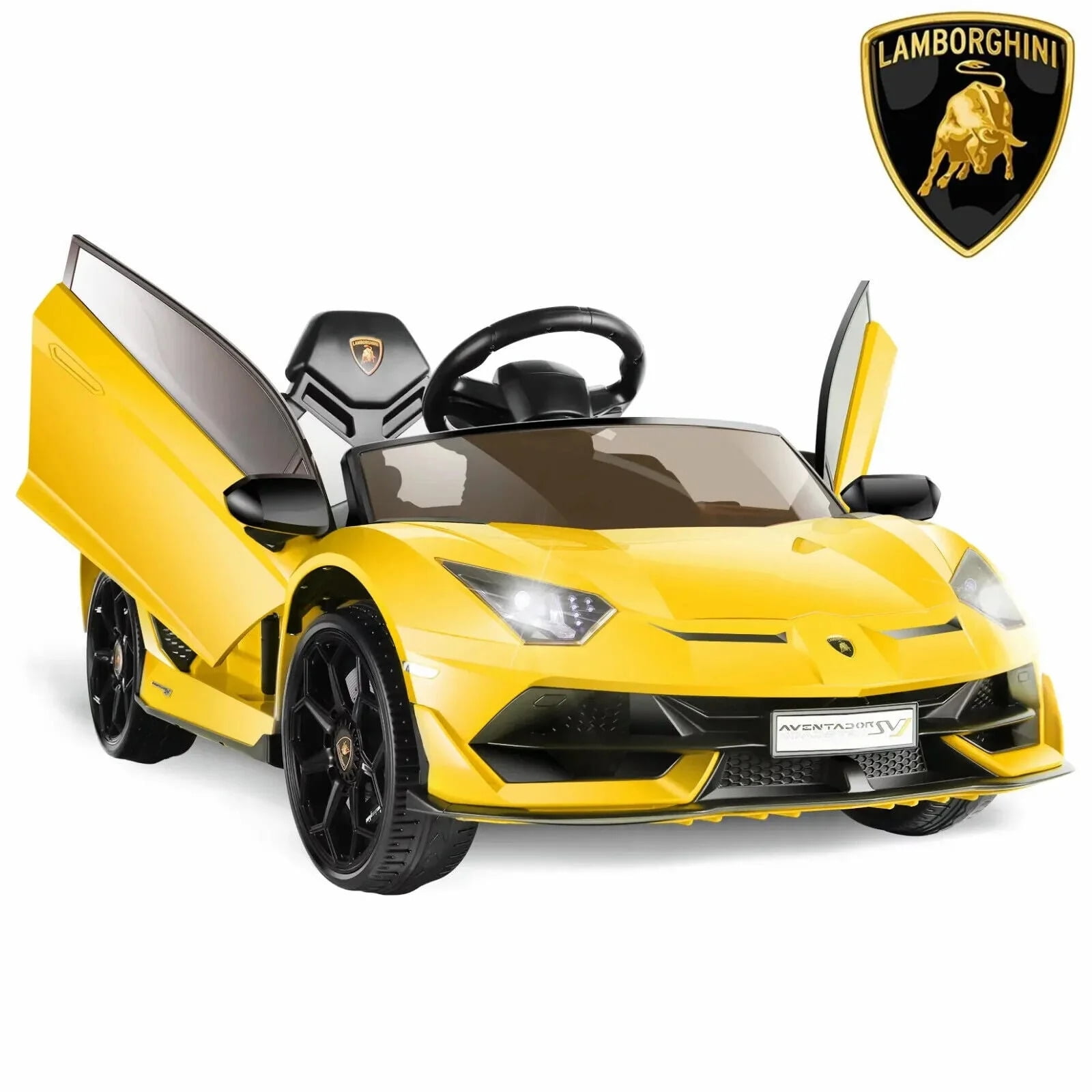 24/12V Kids Lamborghini Ride on Toy Car with Remote Control - Walmart.com