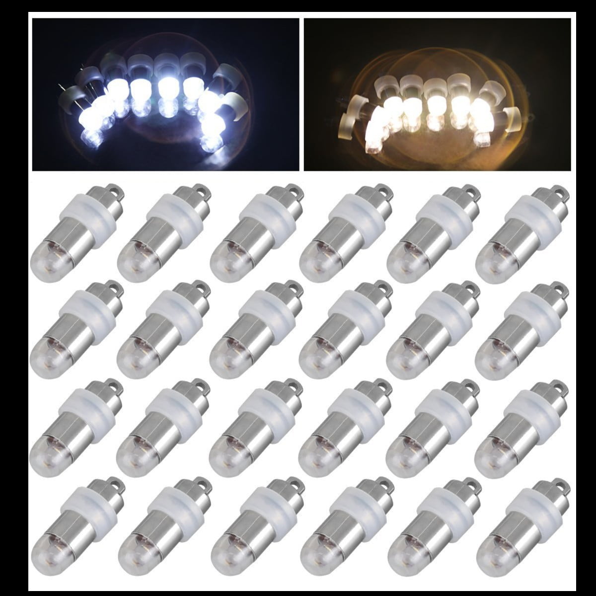 24-150pcs Non-blinking Mini LED Lights with Batteries for Balloons ...