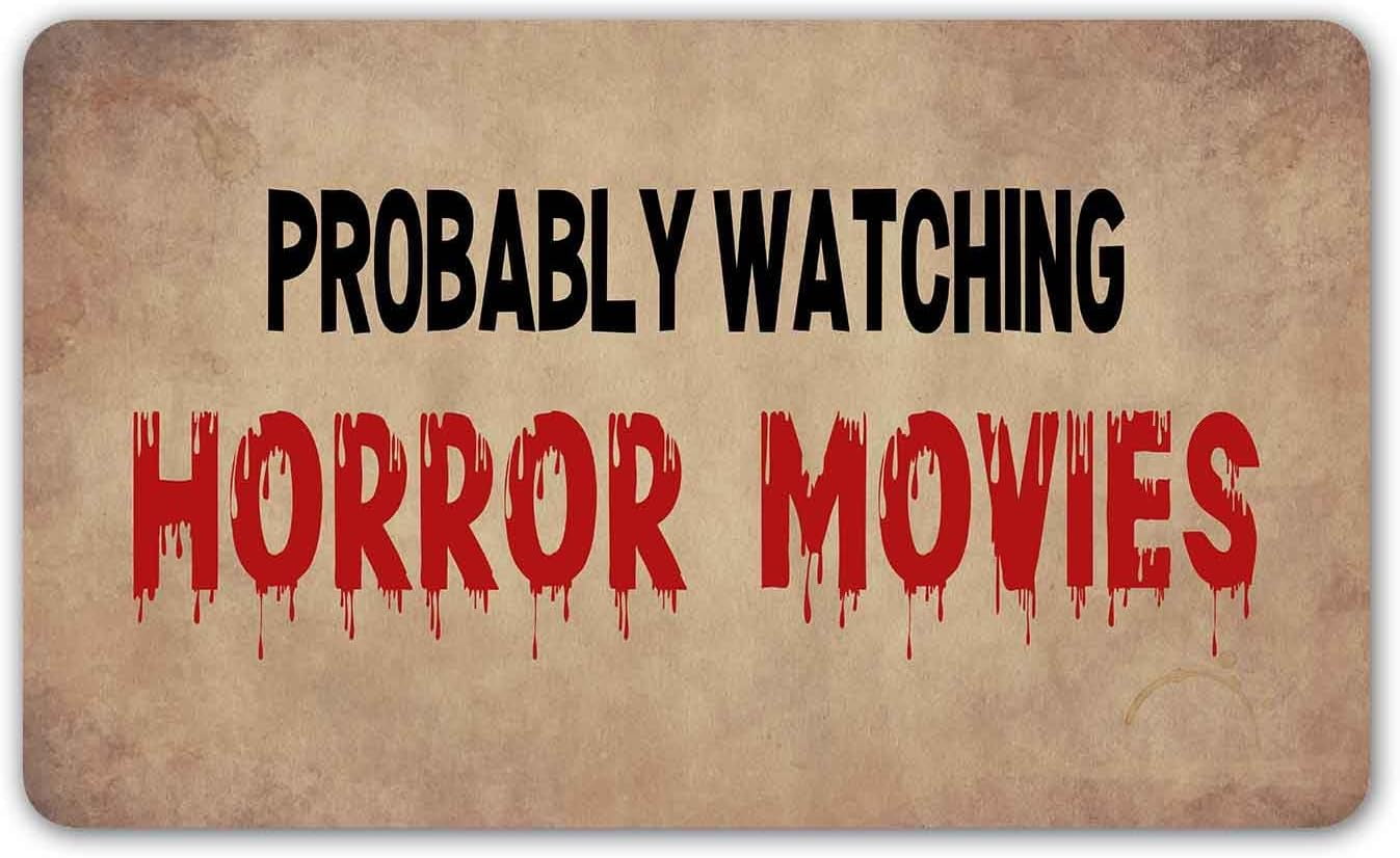 24*16inches Funny Welcome Dooormat with Rubber Back Probably Watching ...