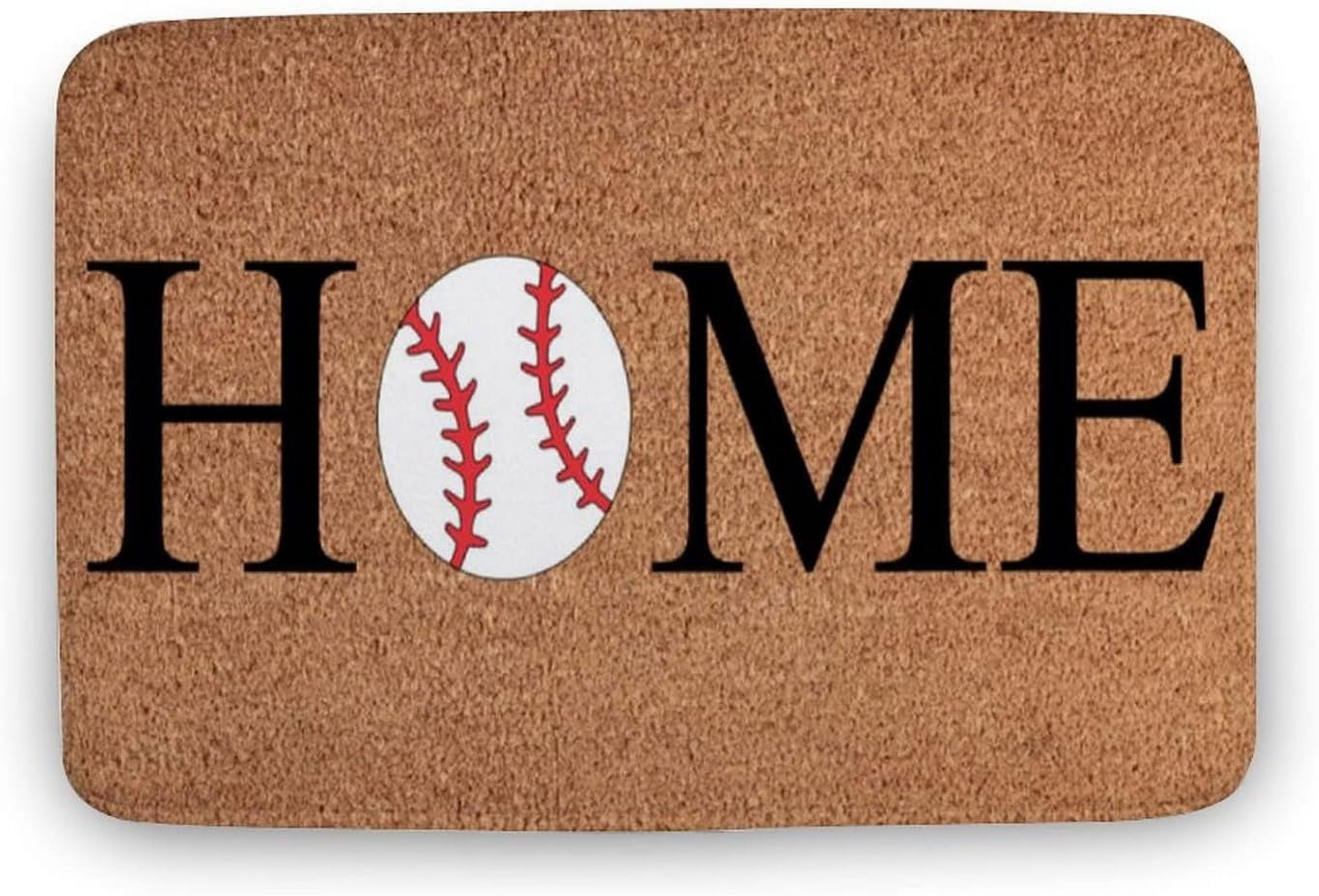 24*16inches Home Baseball Doormat, Housewarming Gift, Birthday Gift ...