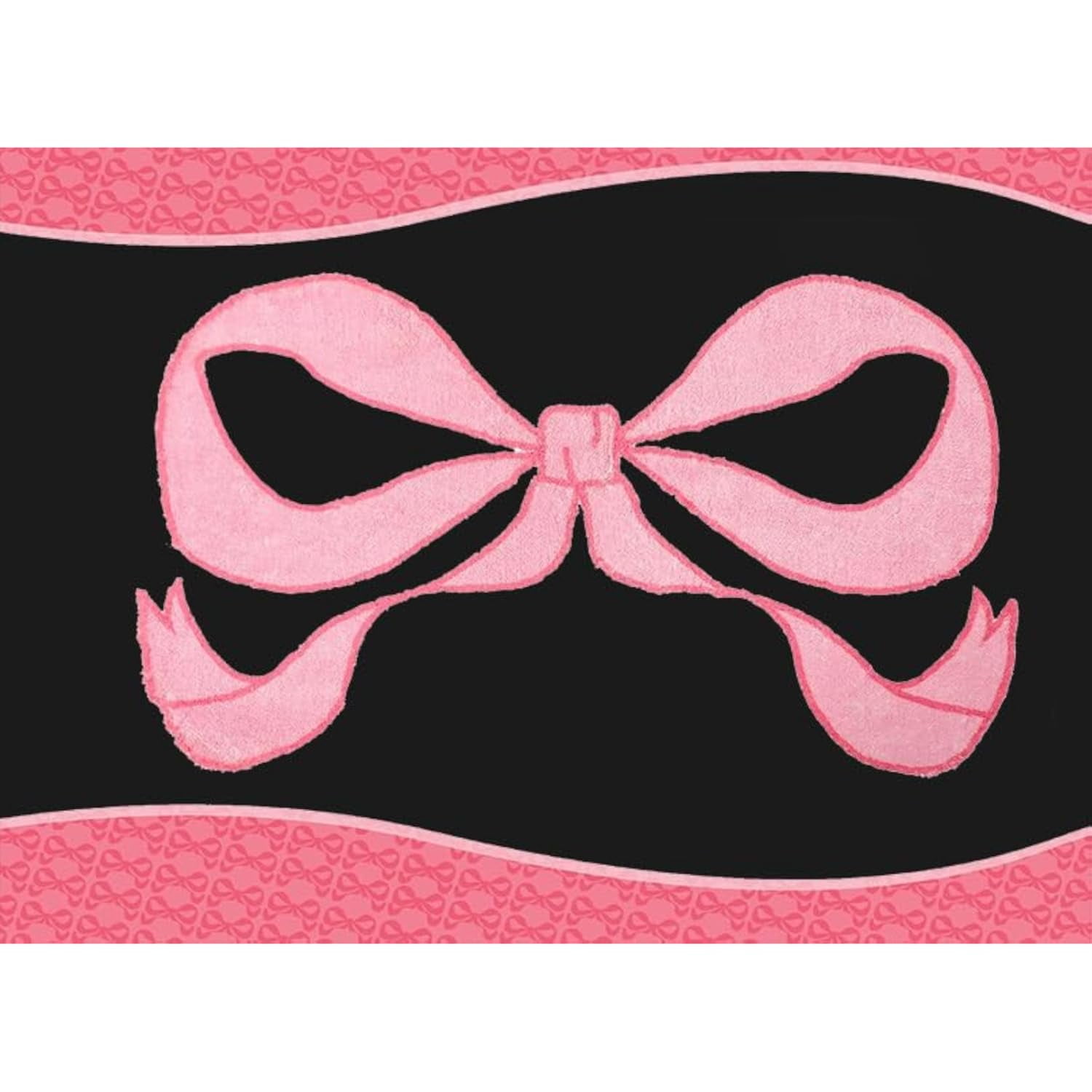 24*16inches Pink Bow Doormat Welcome Coquette Bowknot Funny Entryway ...