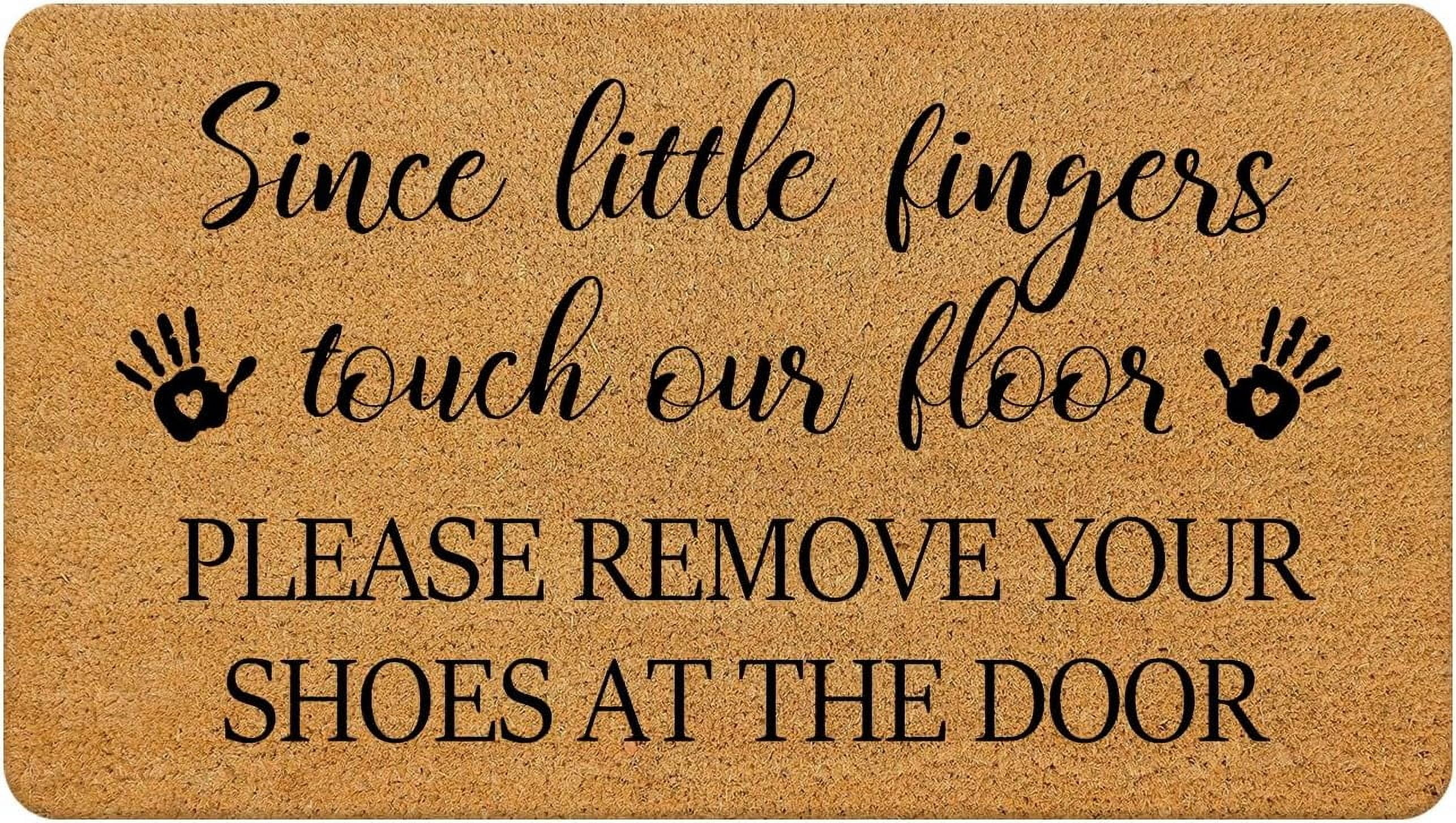 24*16inches Please Remove Your Shoes Door Mat, Funny Welcome Mats for ...