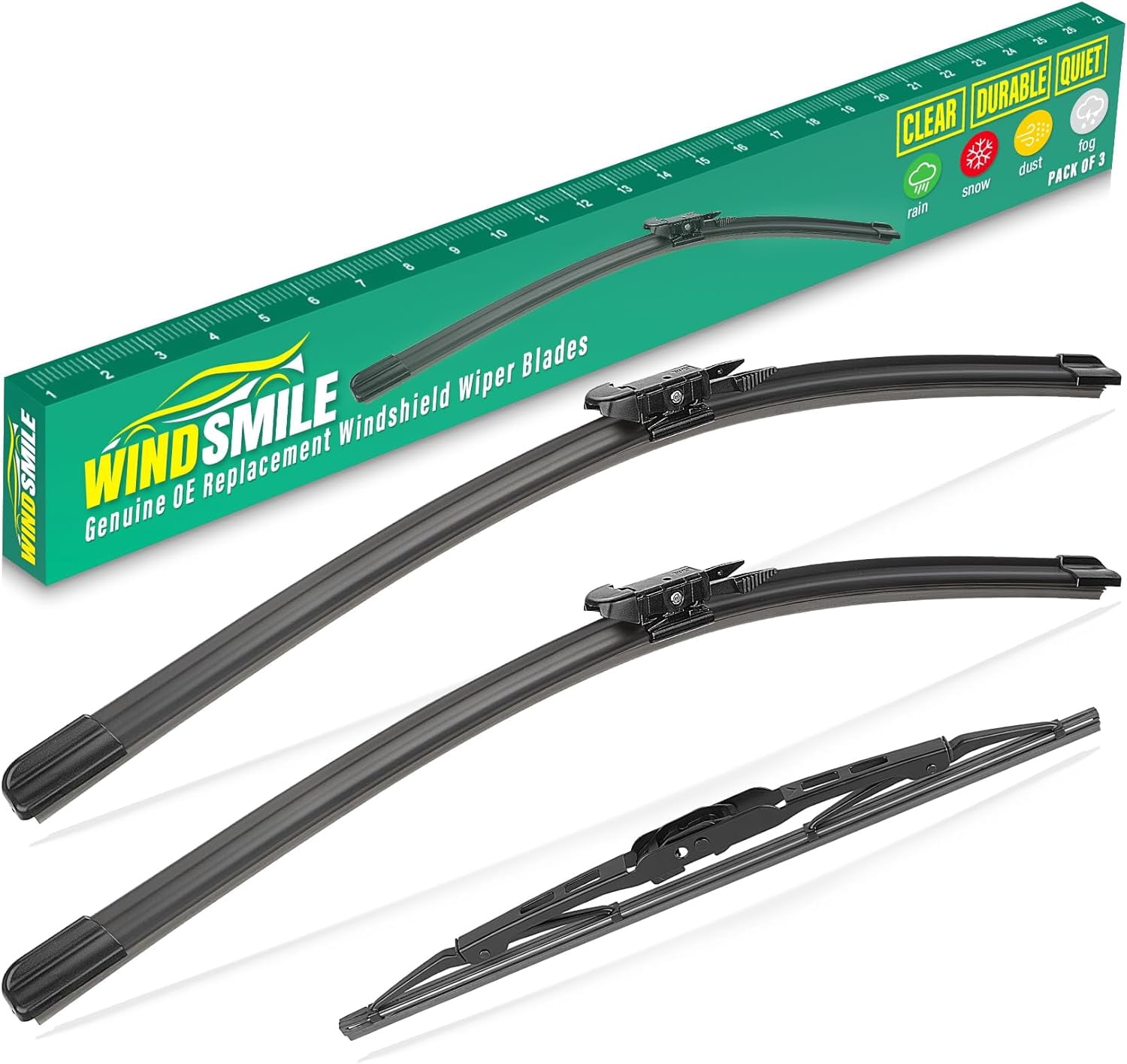 24" 21" 13" Windshield Wiper Blades Replacement for Chevy Chevrolet ...