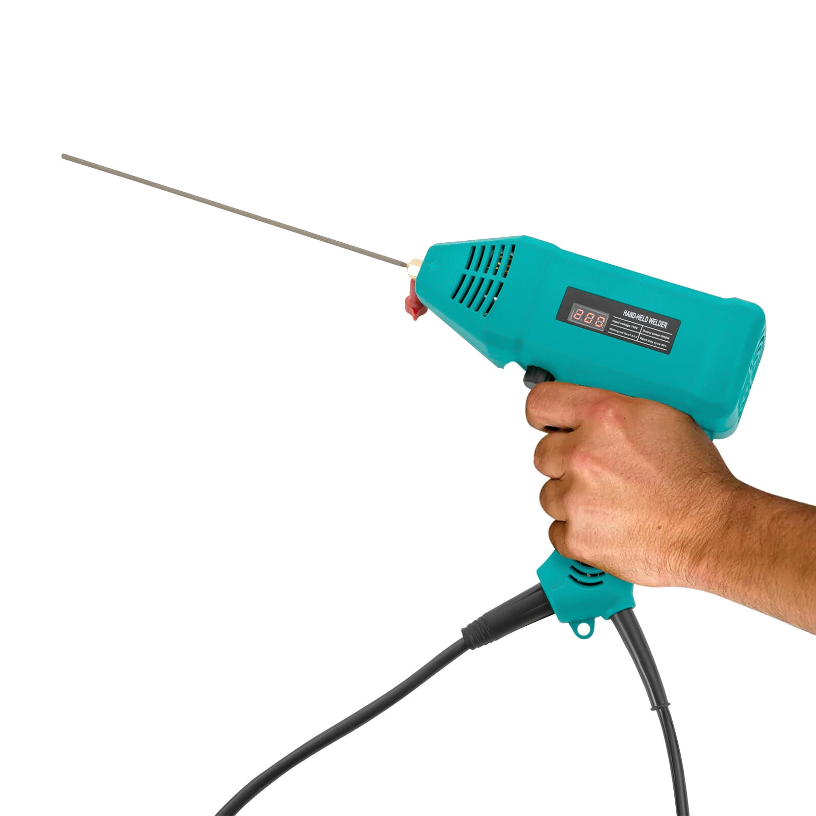 24*22cm Portable Digital Welder Gun 3000W Electric Welder Hand Held ...