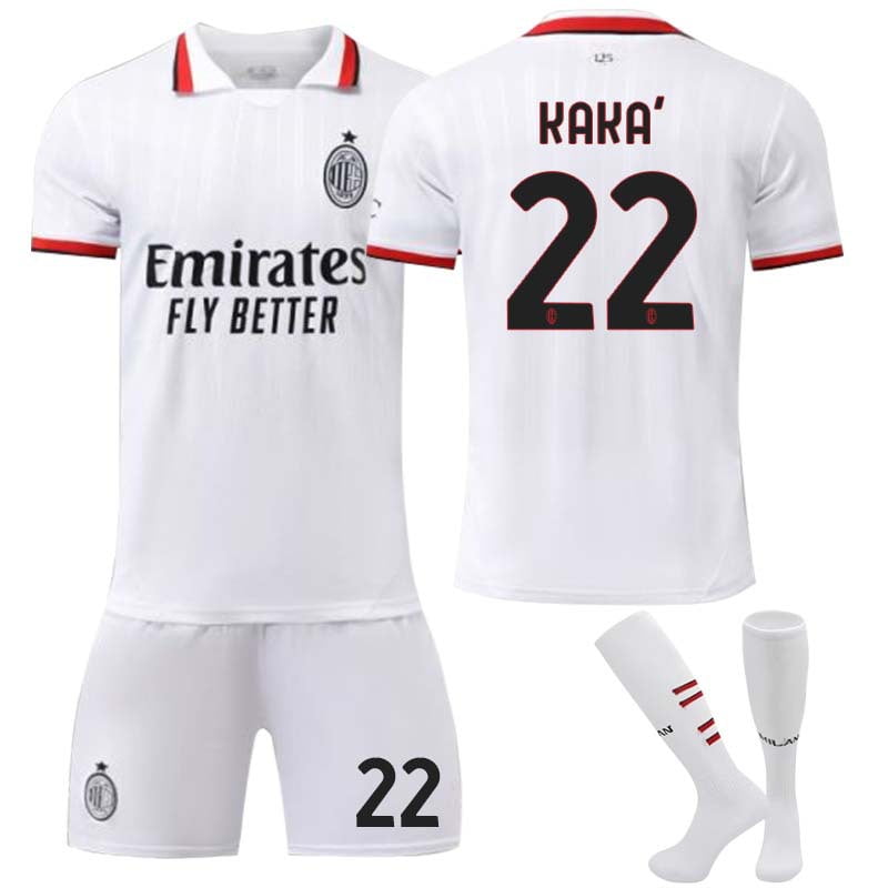 24/25 AC Milan Away Jersey No.22 KAKA Soccer Training Suits Adult and ...