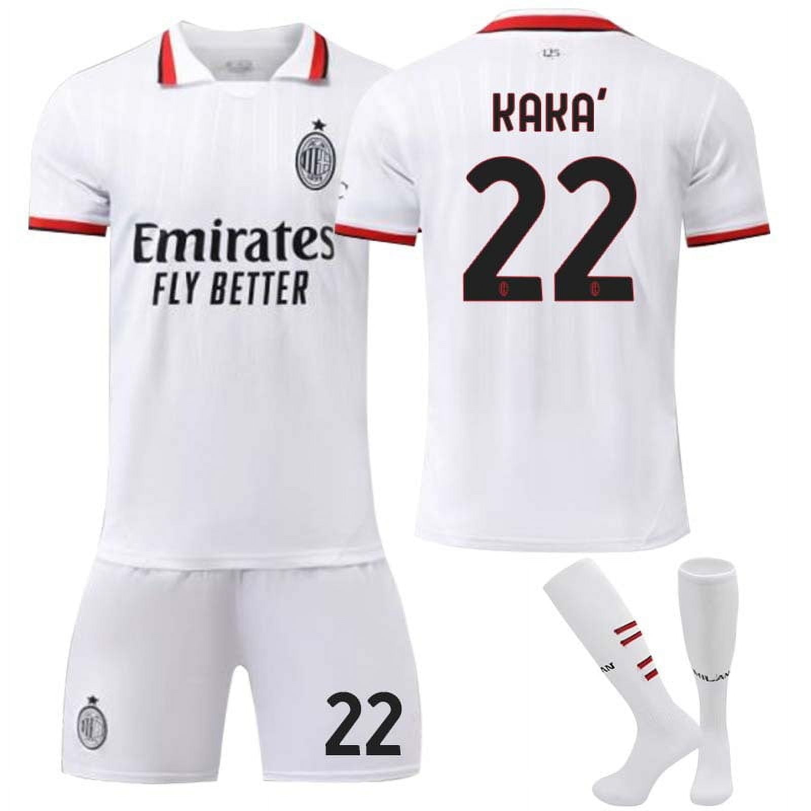 24/25 AC Milan Away Jersey No.22 KAKA Soccer Training Suits Adult and ...