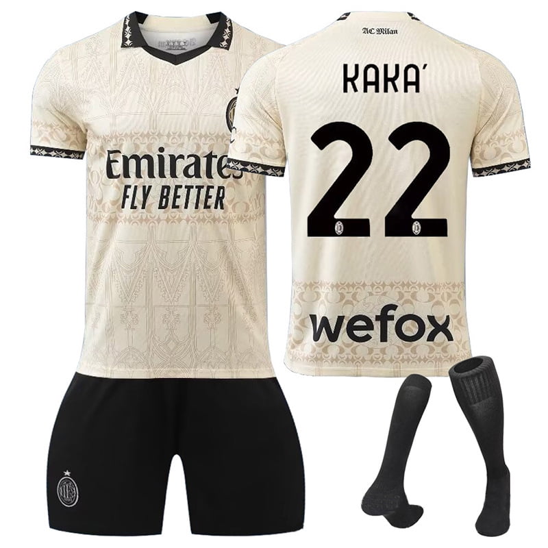 24/25 AC Milan White Special Edition Soccer Activewear No.22 KAKA Fans ...