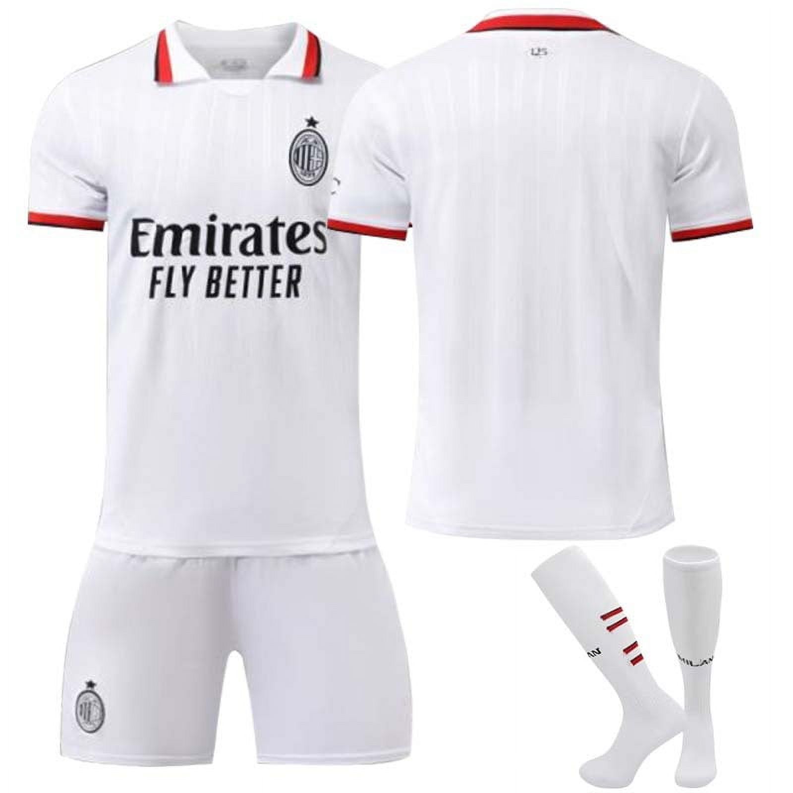24/25 AC Milan away jersey No number Soccer Training Suits Adult and ...
