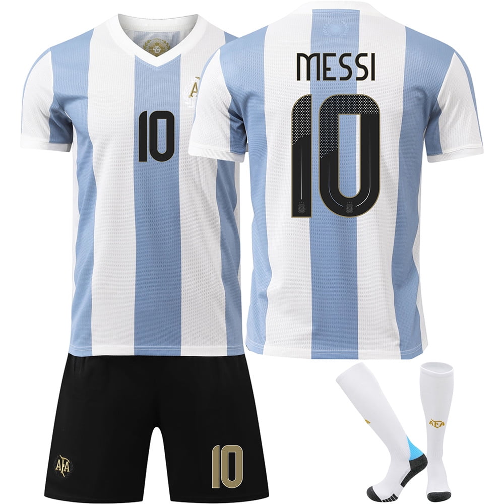 24/25 Argentina Retro Commemorative Edition Soccer Activewear No.10 MESSI Fans Training Football ...