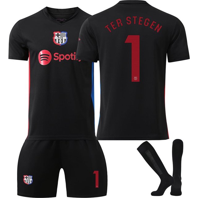 24/25 Barça Away Soccer Activewear No.1 TER STEGEN Fans Training ...