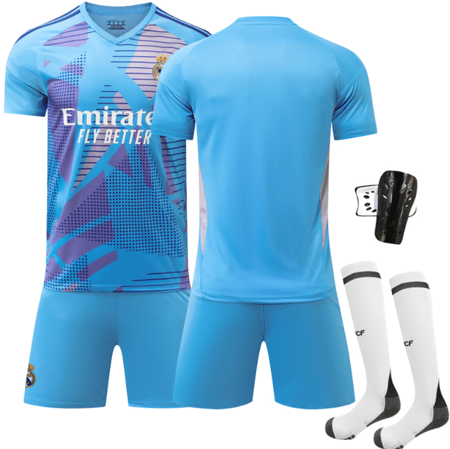 24/25 Blue Activewear No Number Soccer Team Fans Training Football ...