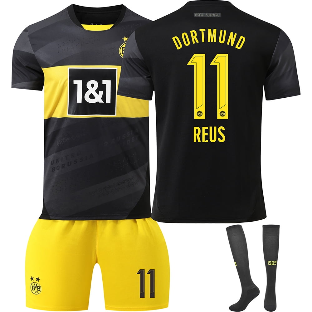 24/25 Borussia Dortmund Away Soccer Activewear No.11 REUS Fans Training ...